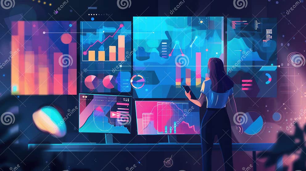 Data Science Technology Digital Transformation Background Wallpaper ...