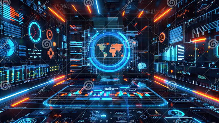 Data Science Technology Digital Transformation Background Wallpaper ...