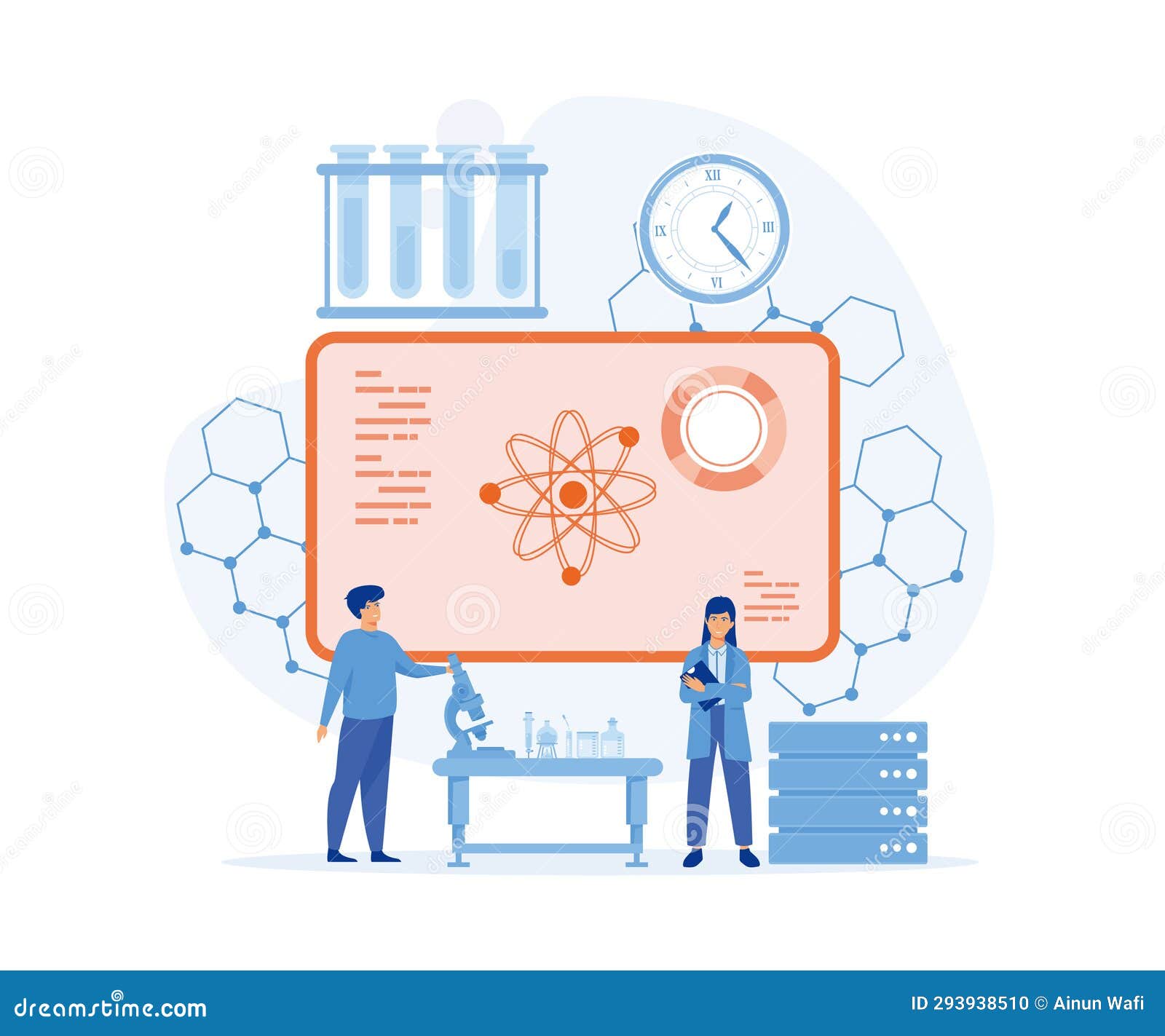 Data Scientist Concept with Character. Can Use for Web Banner ...