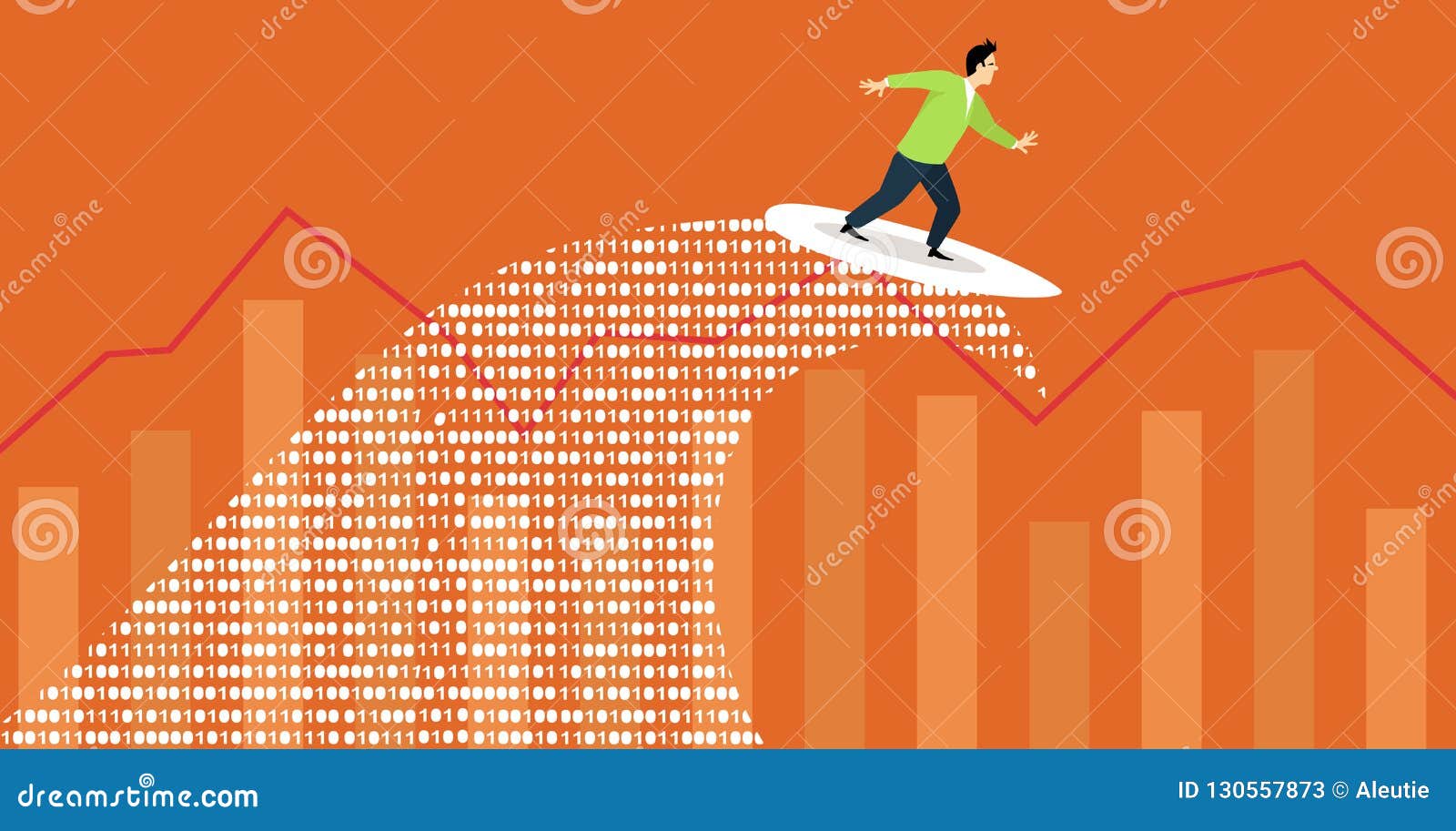 Data Scientist Concept Illustration Stock Vector - Illustration of ...