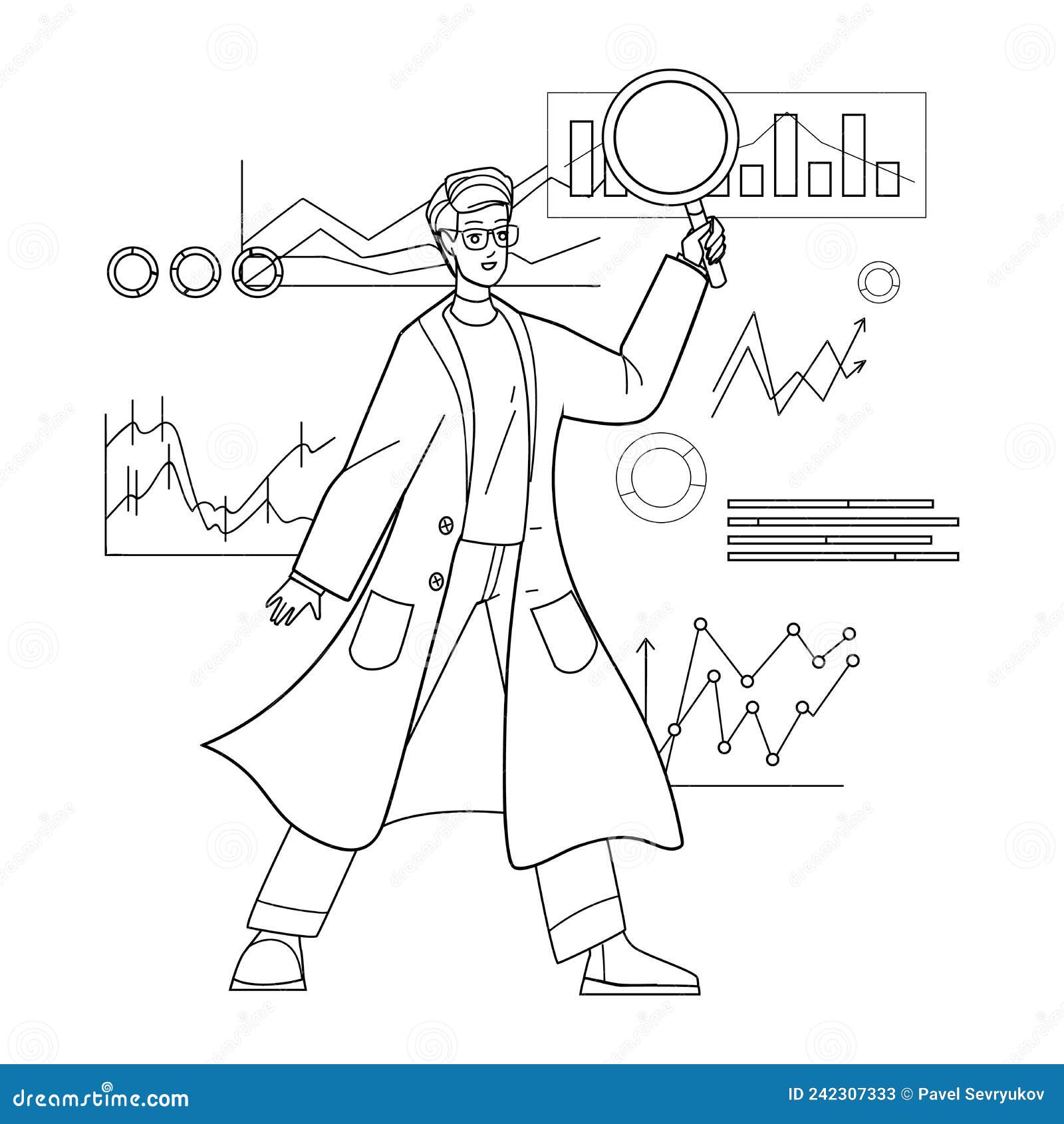 Vector Algorithm Organization Infographic Template Background | CartoonDealer.com #59052127