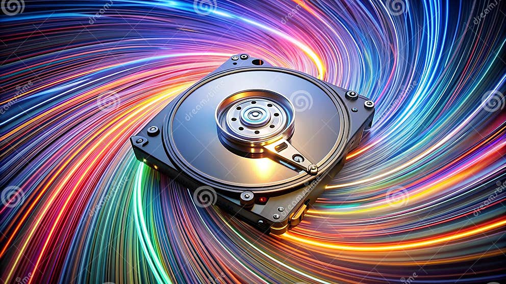 The Data Sea: a Visualization of Hard Drive Storage Generative AI Stock ...