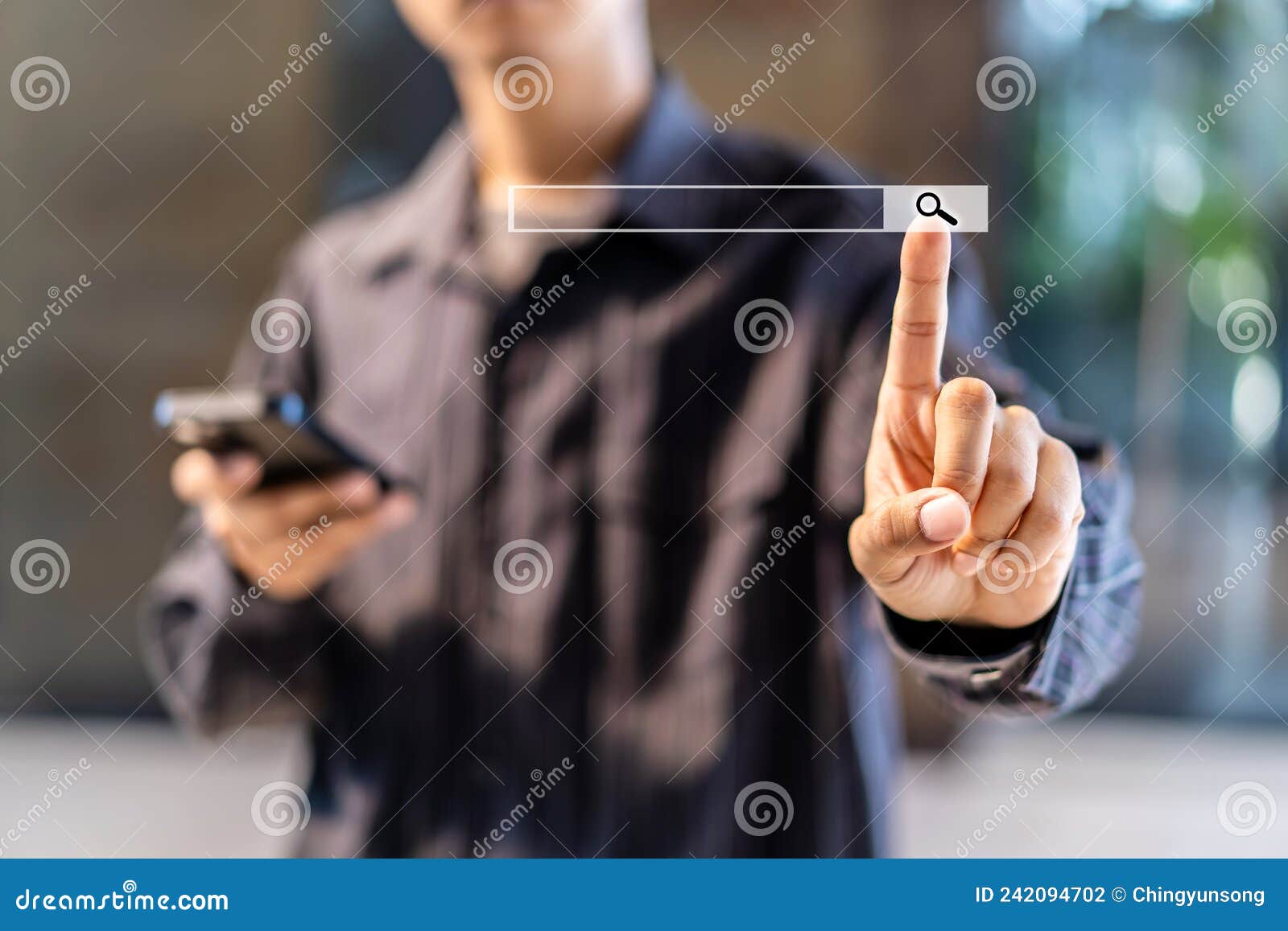 Data Search Technology Search Engine Optimization the Human Hand is ...