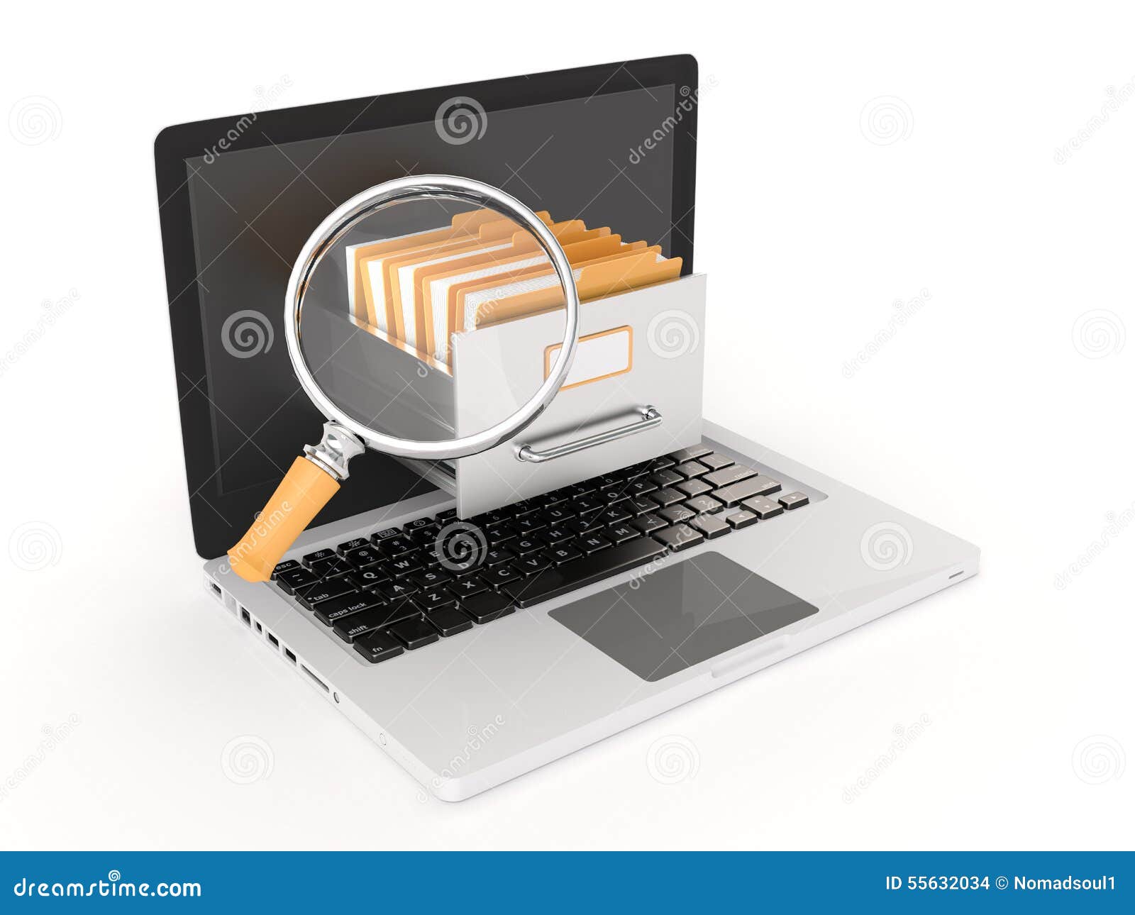 Data searching stock illustration. Illustration of internet - 55632034
