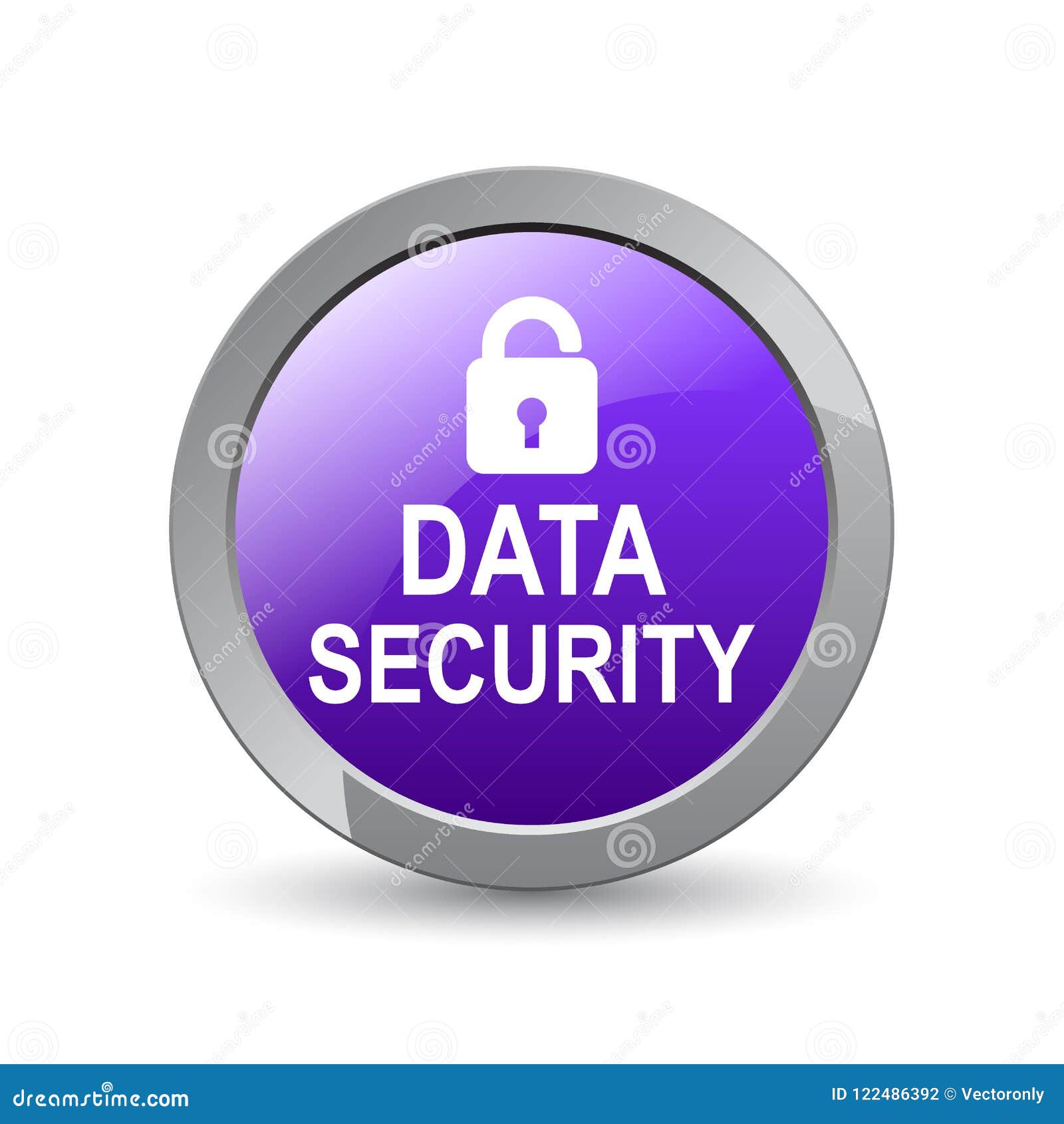 Data Security / Cyber Protection Stock Illustration - Illustration of ...