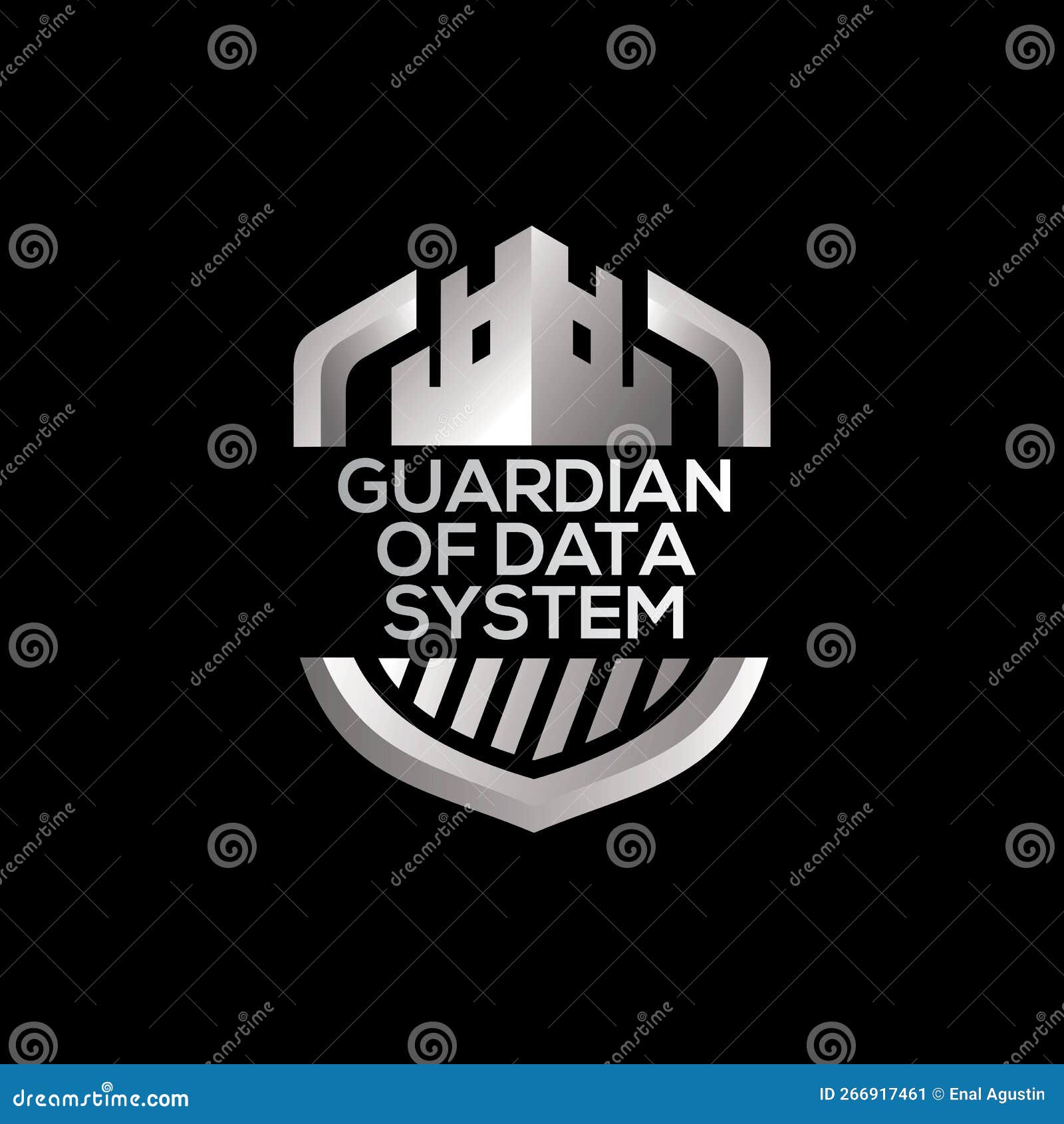 Data Security Guardian Logo Design Stock Vector - Illustration of ...