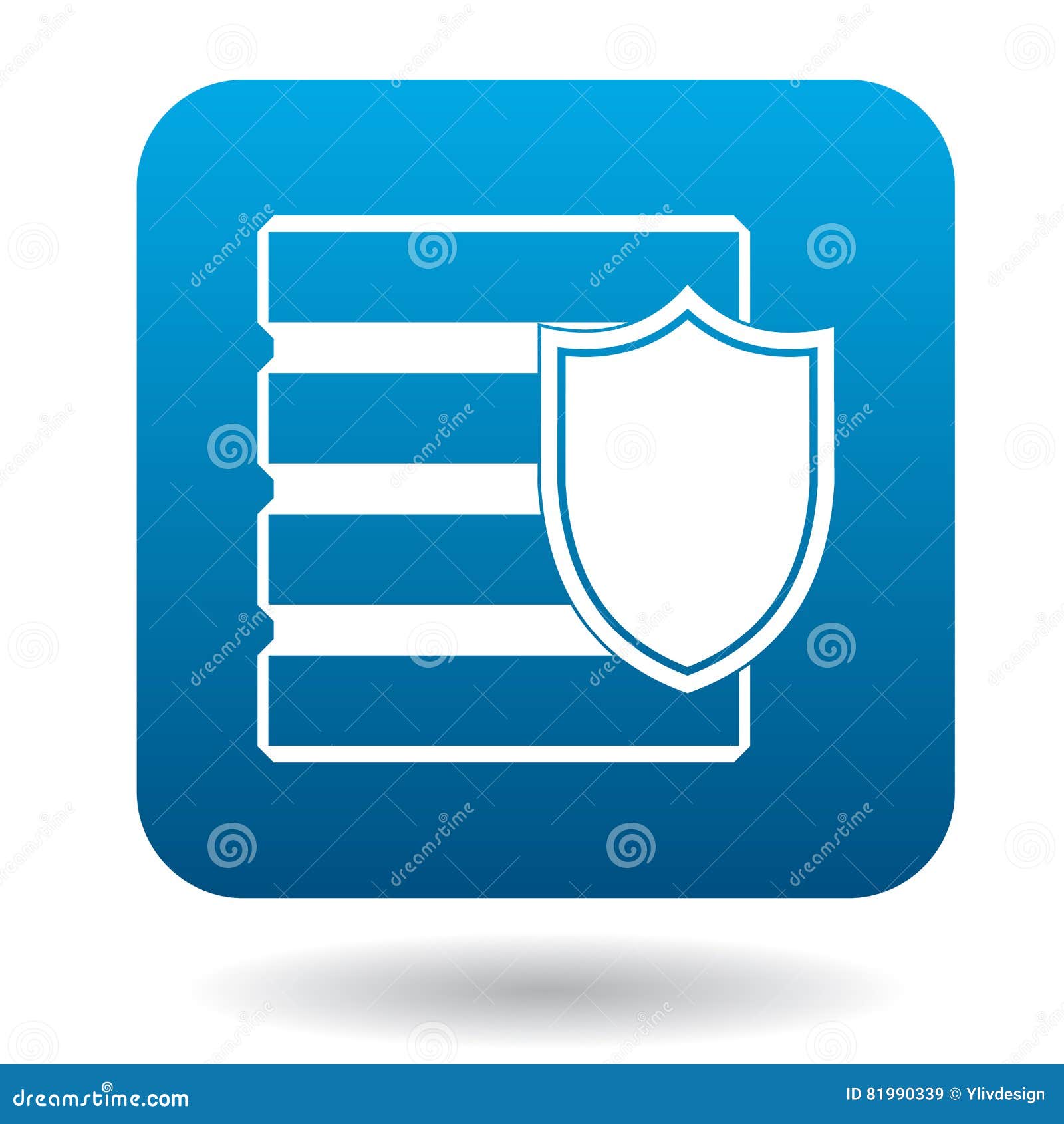 Data Security Icon, Simple Style Stock Vector - Illustration of concept ...