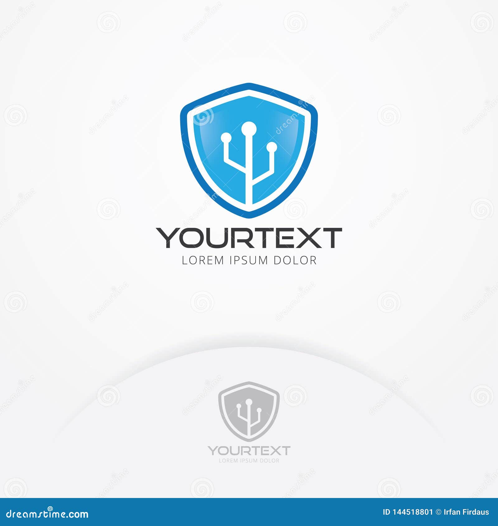 Data security logo stock vector. Illustration of logo - 144518801