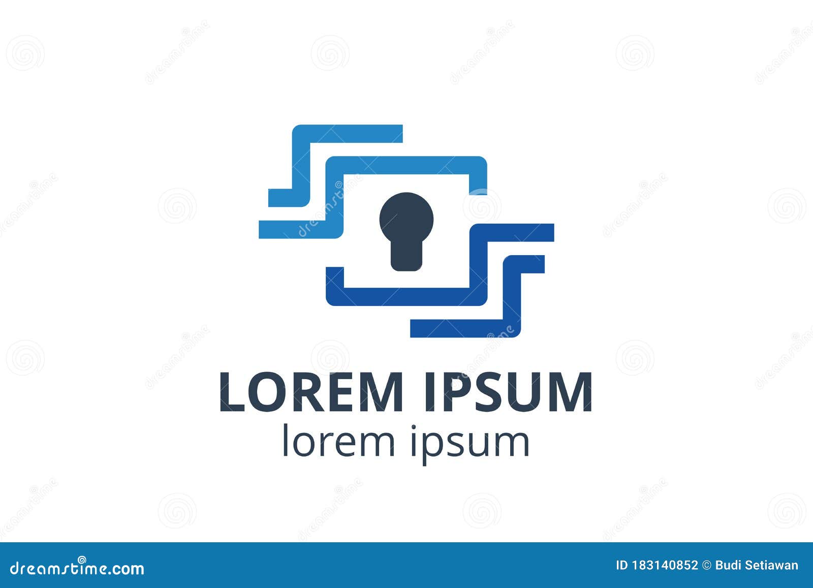 Data security logo stock vector. Illustration of mobile - 183140852