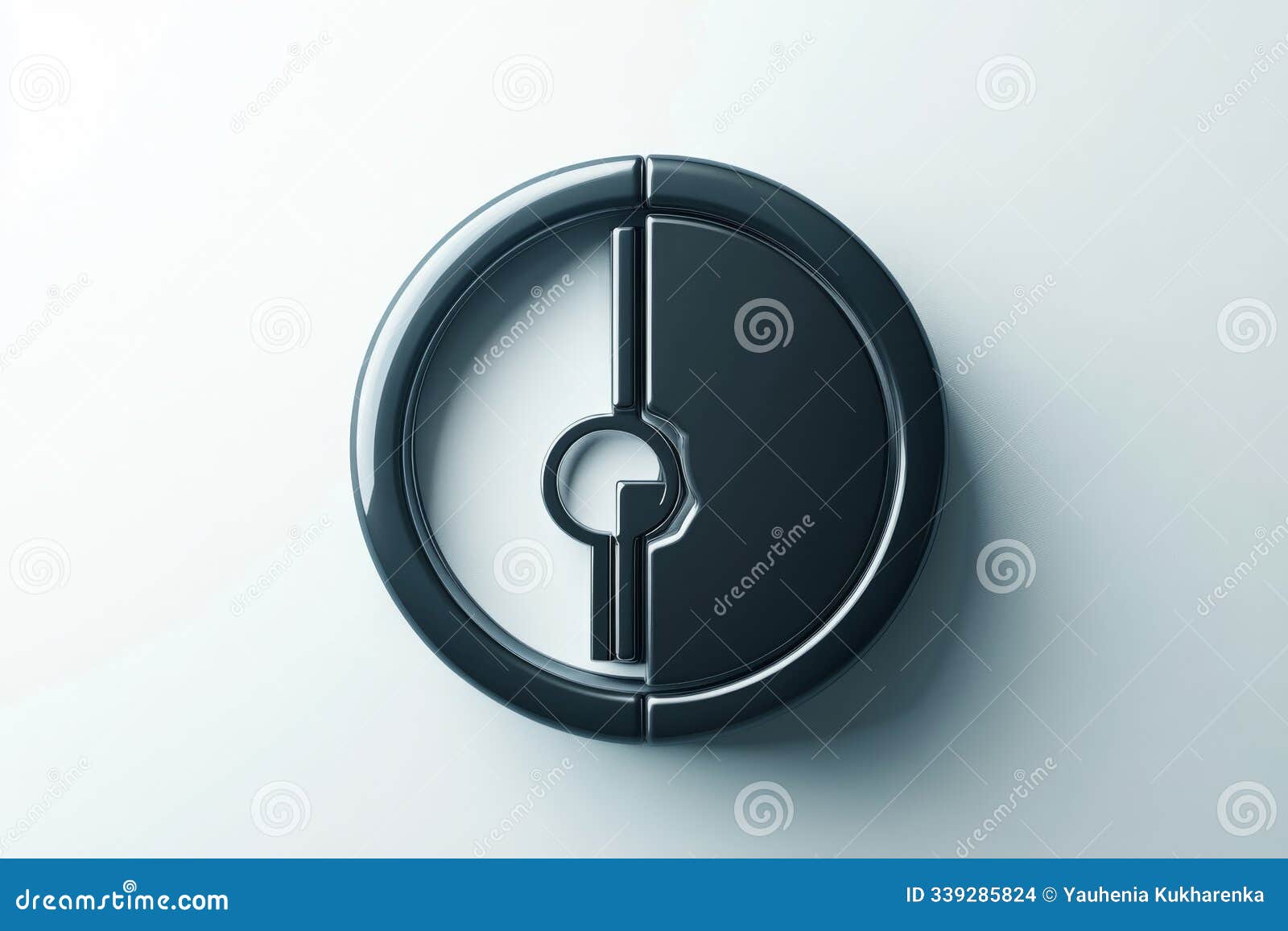 Data Security Pie Lock Illustration Stock Illustration - Illustration ...