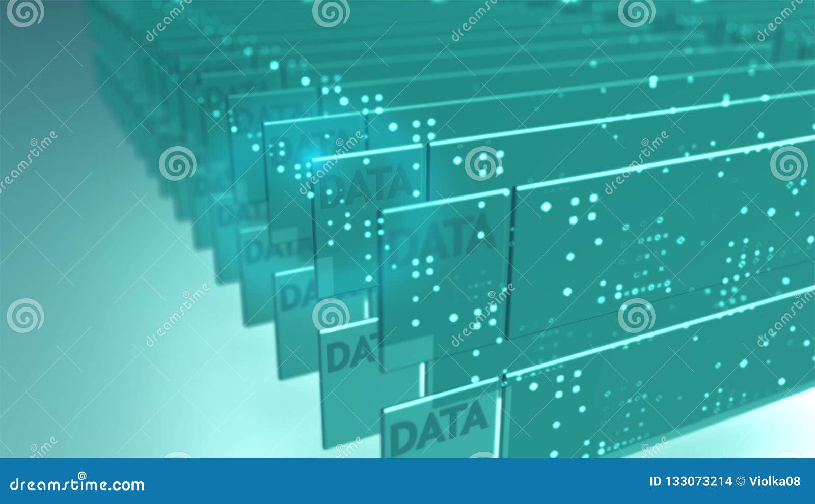 Data Security Technology Background Concept Stock Illustration ...