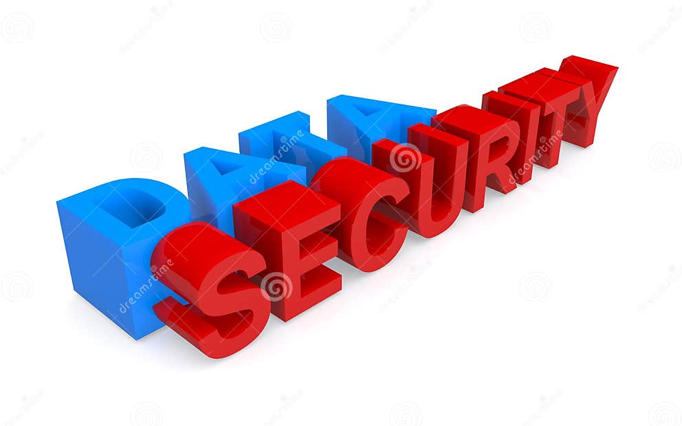 Data security on white stock illustration. Illustration of host - 203107295