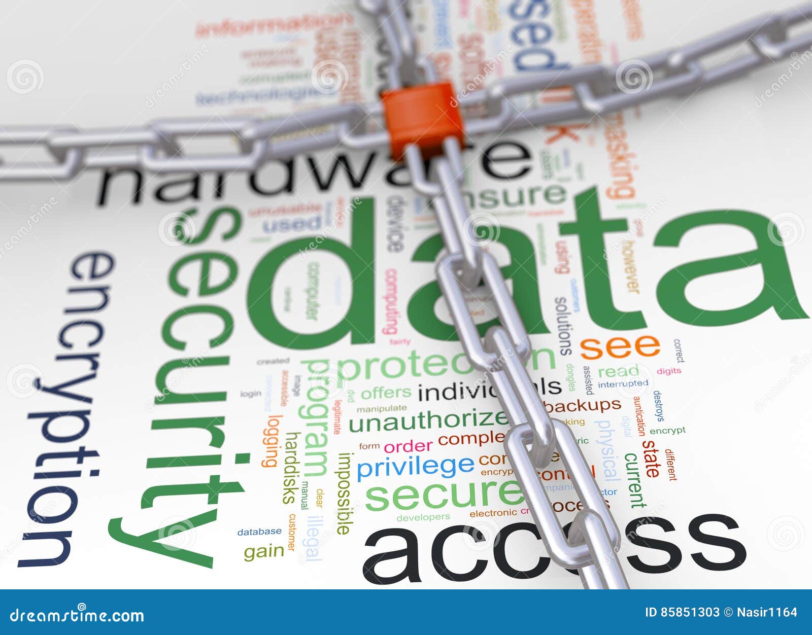 Data security wordcloud stock illustration. Illustration of encoding ...