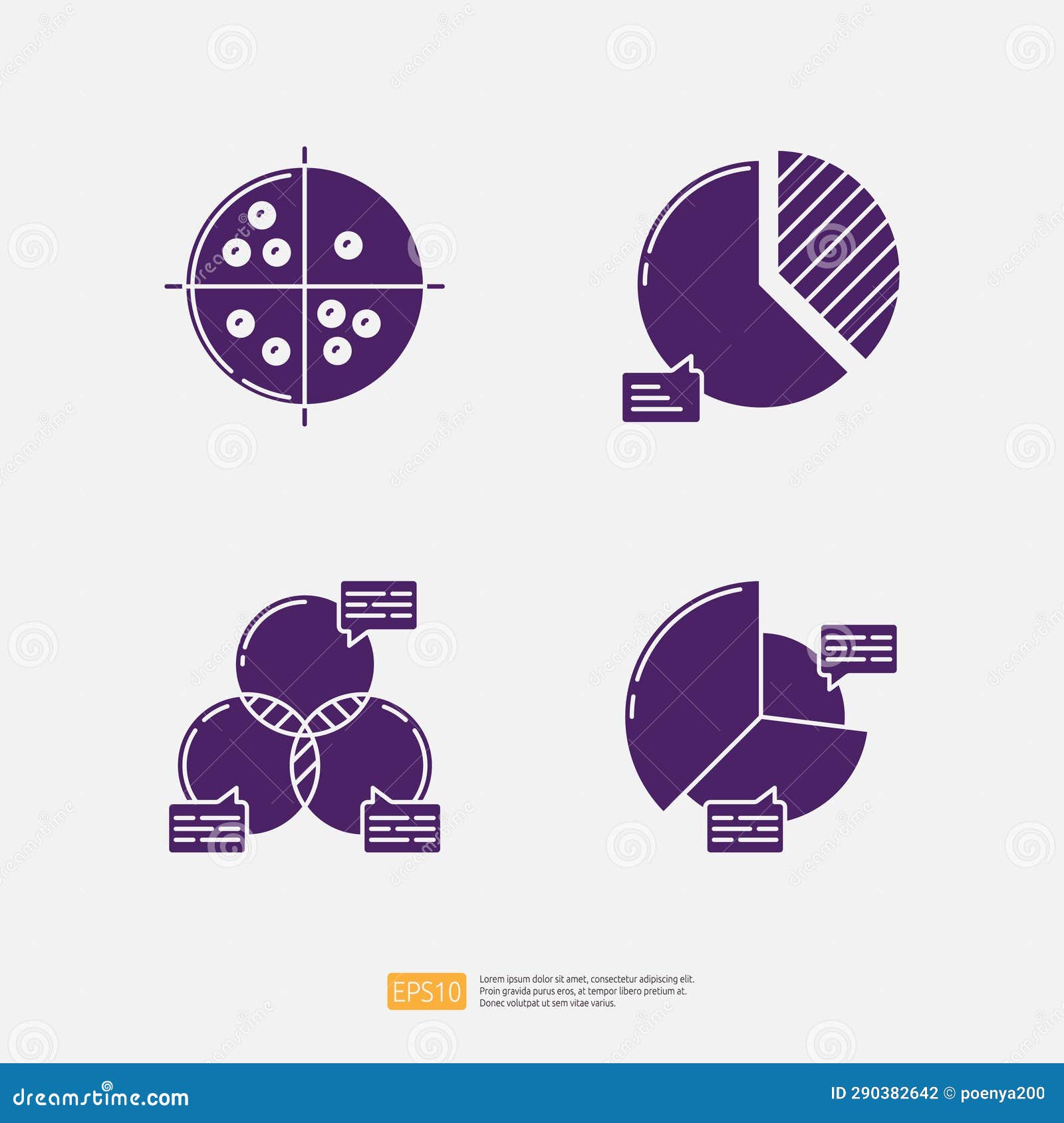 Data Selection and Demographic Analysis, Pie Graph, Analytics Venn ...