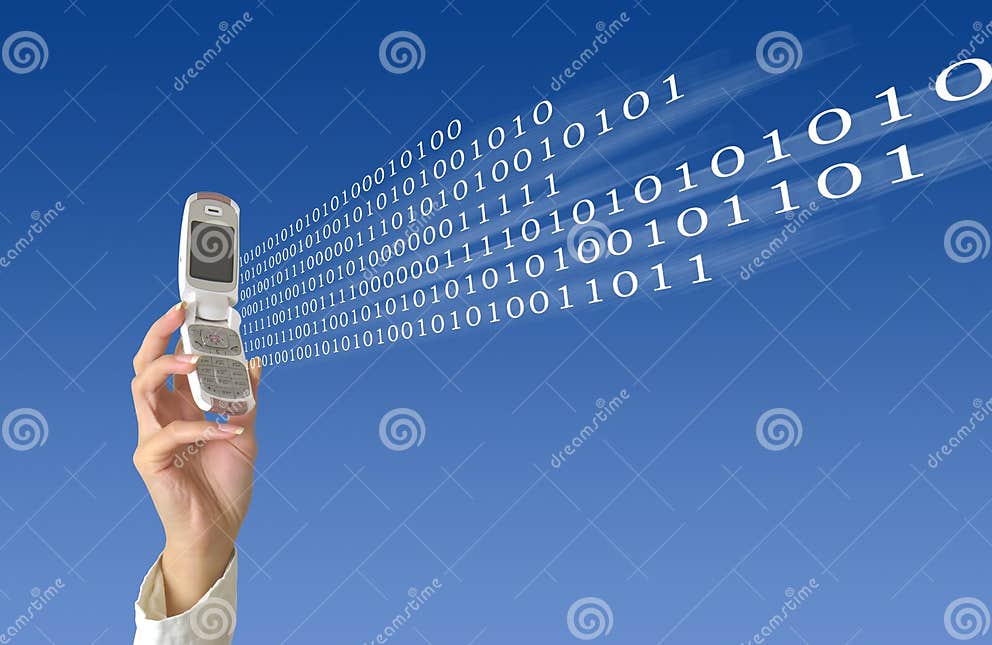 Data sending stock photo. Image of cell, internet, wireless - 3217716