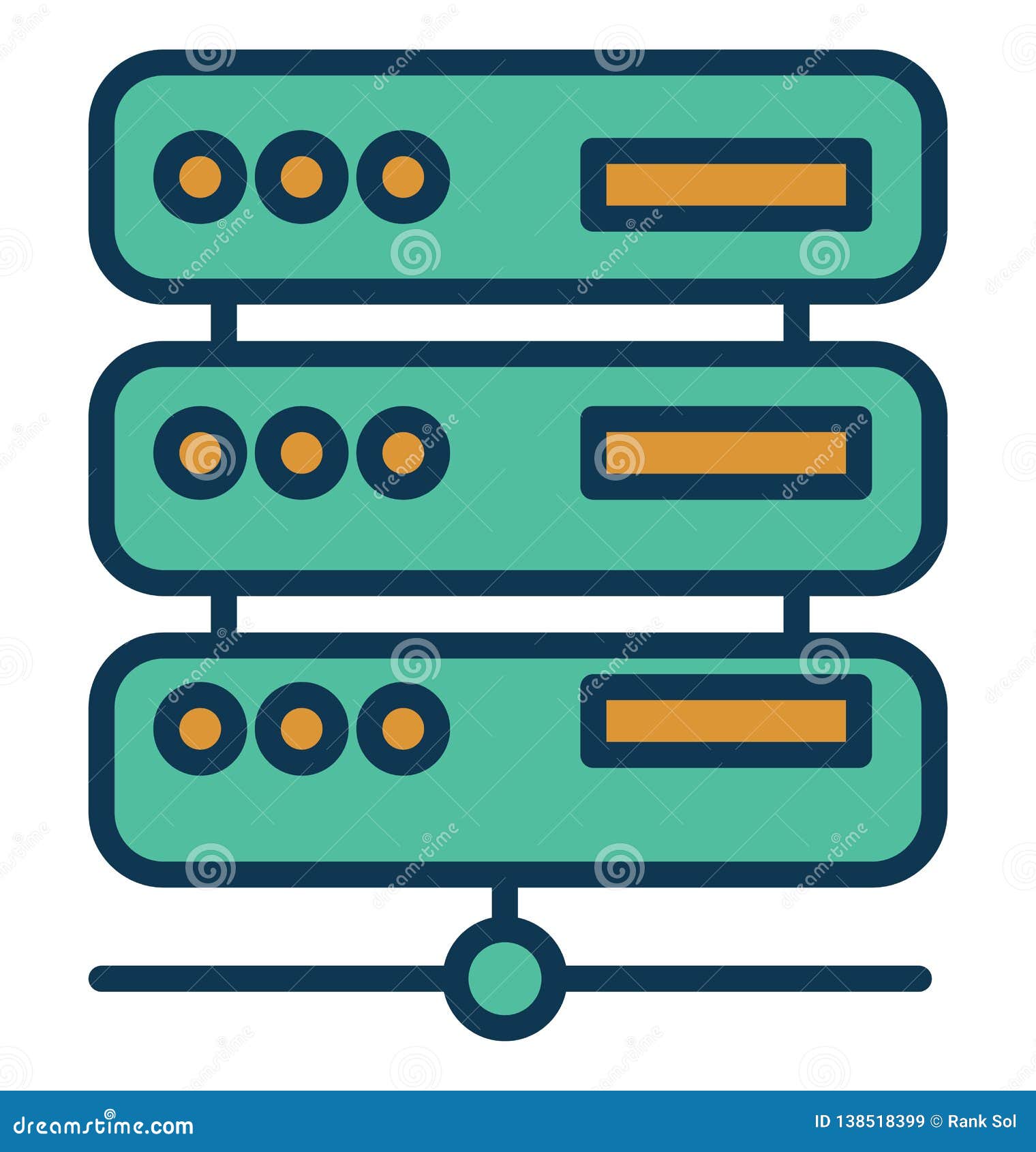 Data Server Isolated Vector Icon that Can Be Easily Modified or Edit Data Server Isolated Vector ...