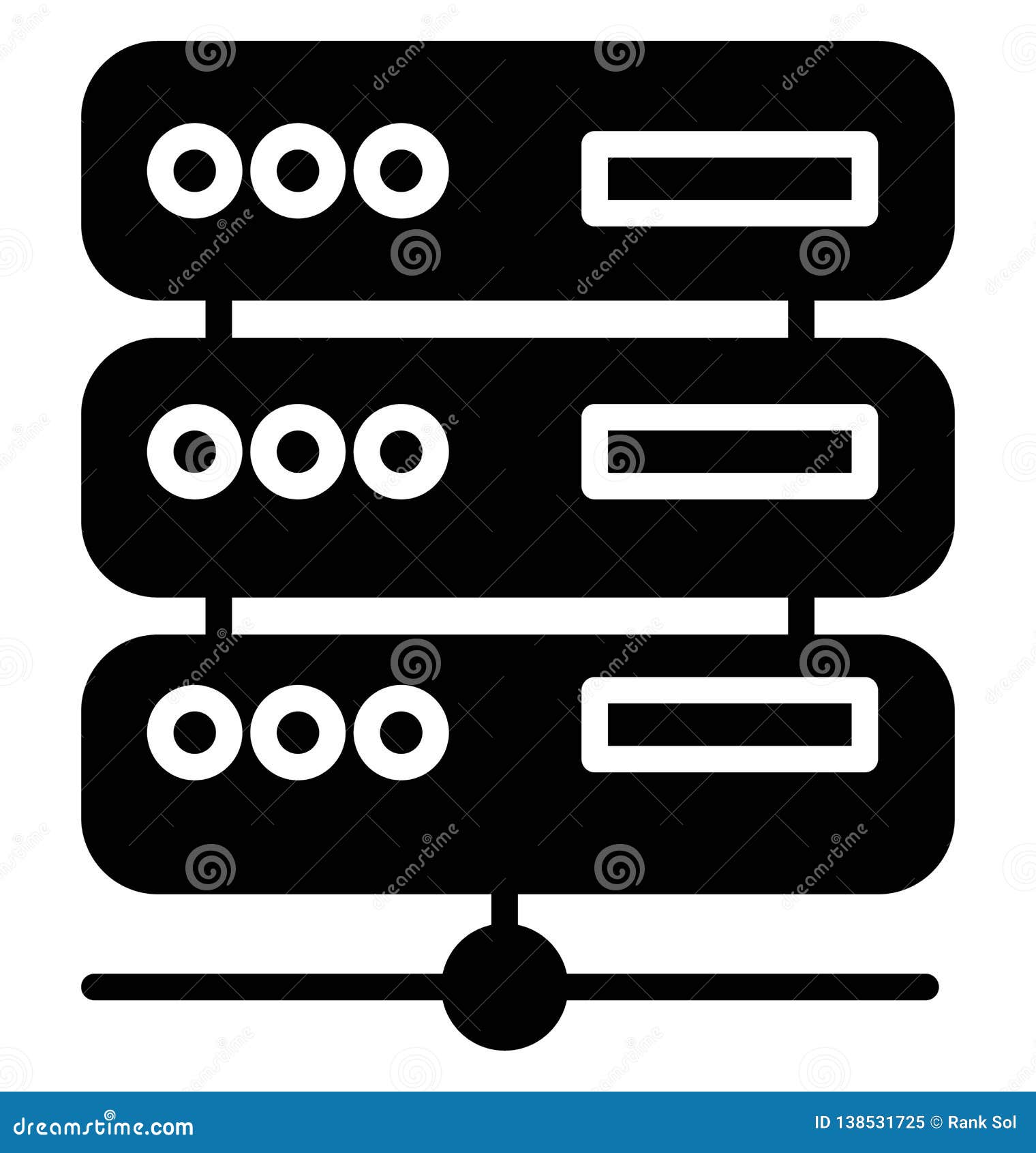 Data Server Isolated Vector Icon That Can Be Easily Modified Or Edit Data Server Isolated Vector