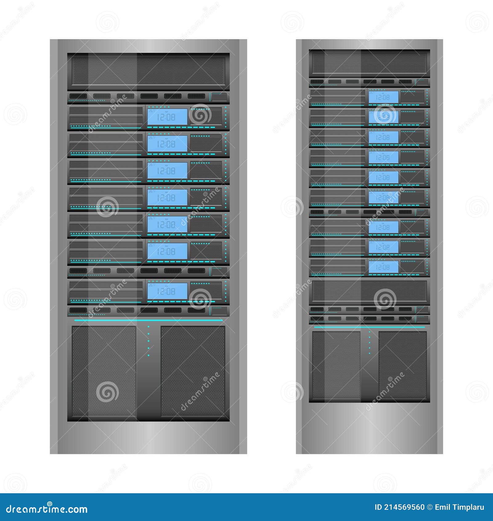 Data Server Vector Design Illustration Stock Vector - Illustration of ...