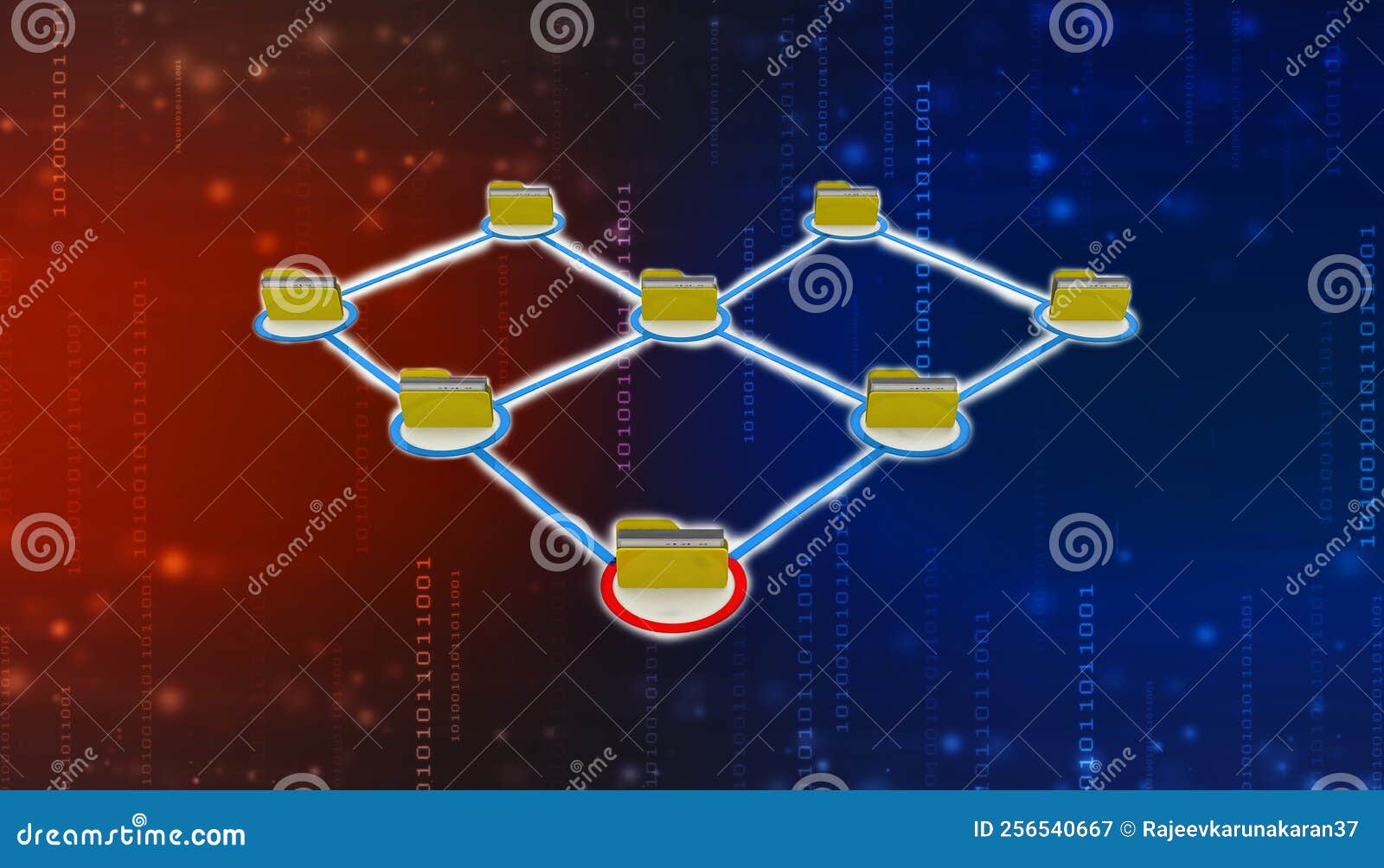 Data Sharing Concept in Internet Communication. Abstract Background 3d ...