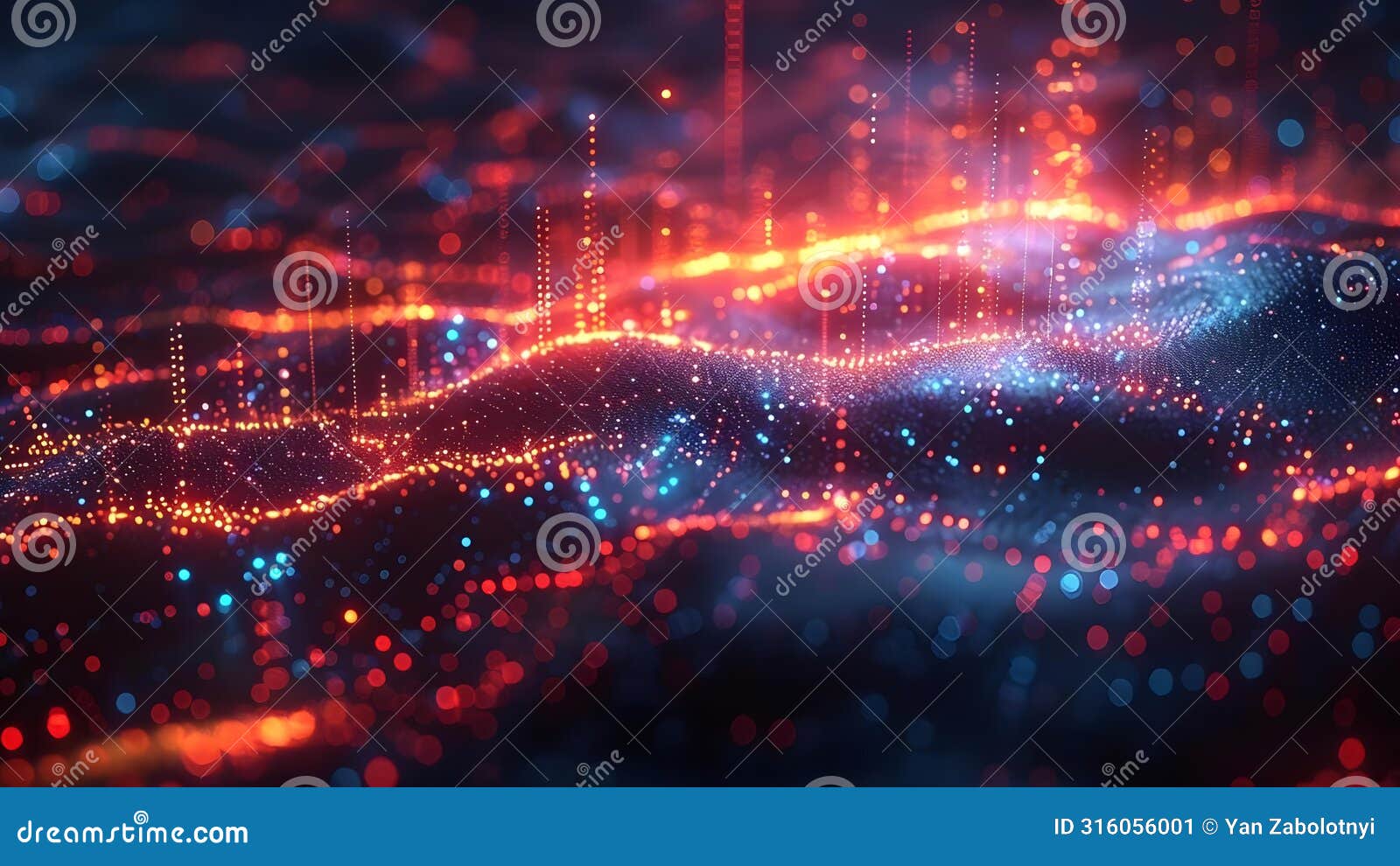 Data Showing Consistent Growth and Progress Over Time. Concept Business ...