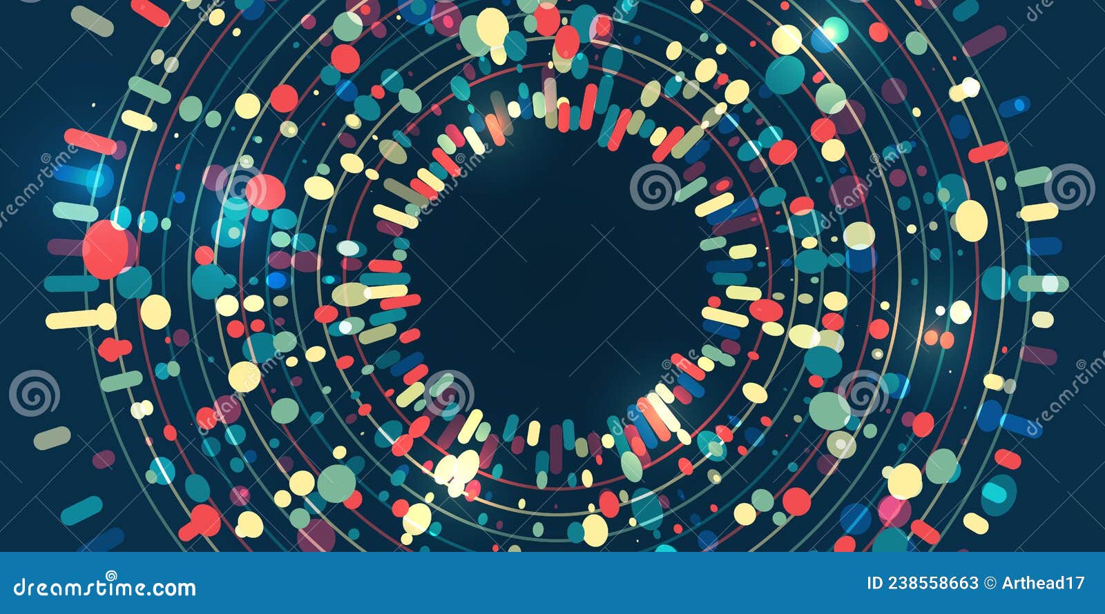 Data Sorting Process. Big Data Stream Futuristic Infographics. File Structuring, Machine ...