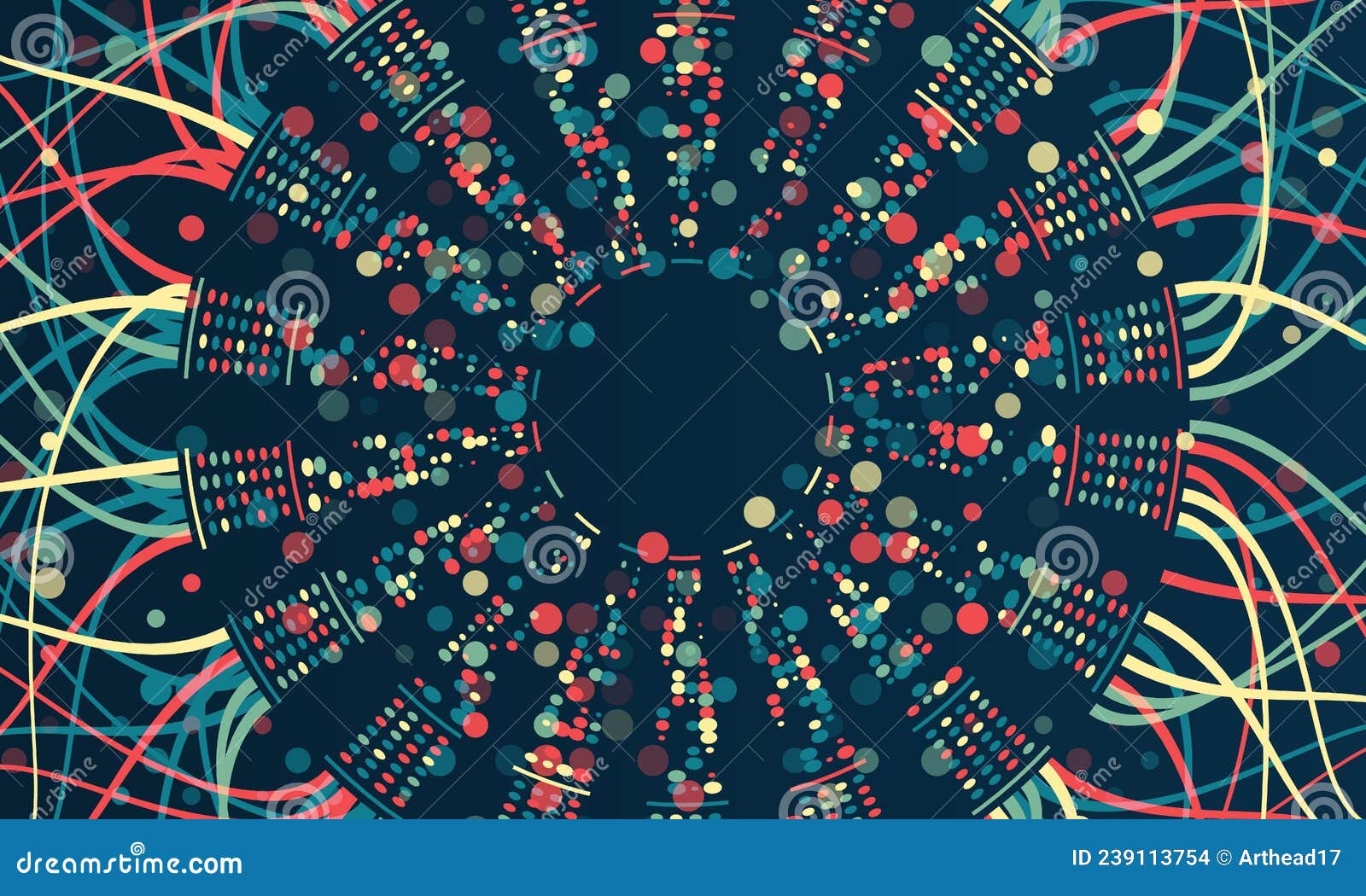 Data Sorting Process. Big Data Stream Futuristic Infographics. File Structuring, Machine ...