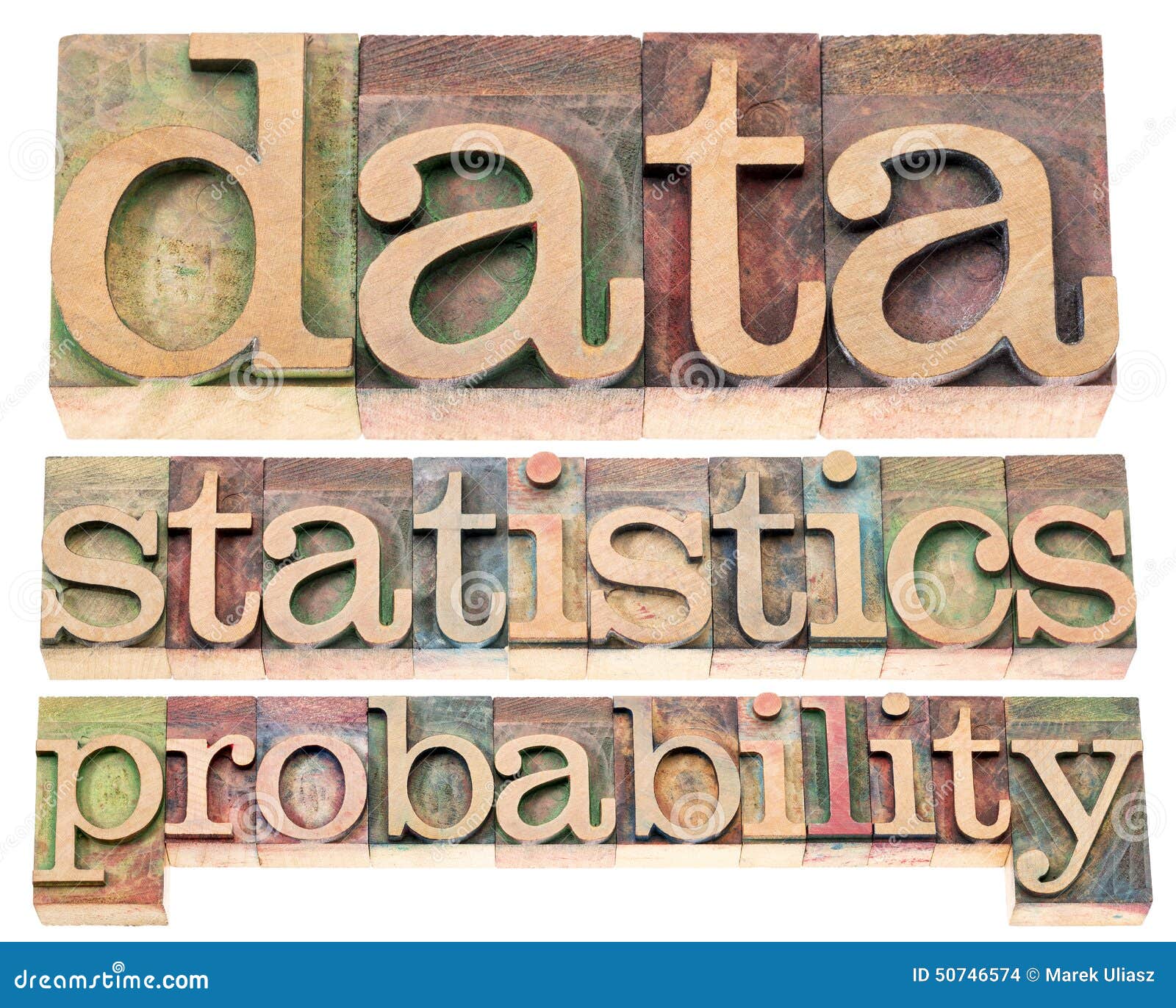 Data, Statistics and Probability Stock Photo - Image of wood, research ...