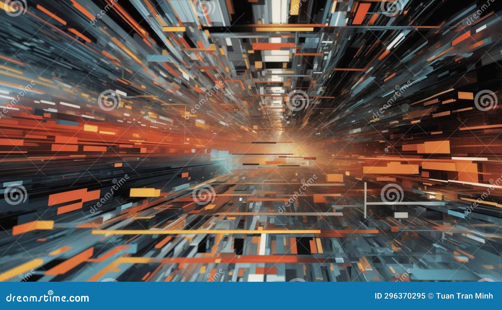 Sequence Background With Gyroid Graphical Texture Pattern. Stock ...