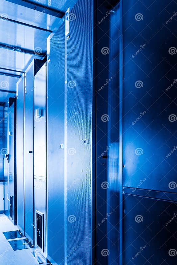 Data Storage Cabinets with Hard Drive Array Stock Image - Image of ...