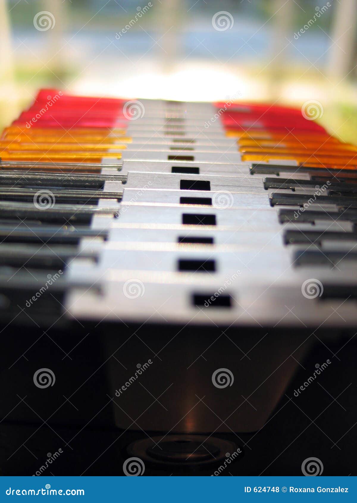 Data storage discs stock photo. Image of computer, detail - 624748