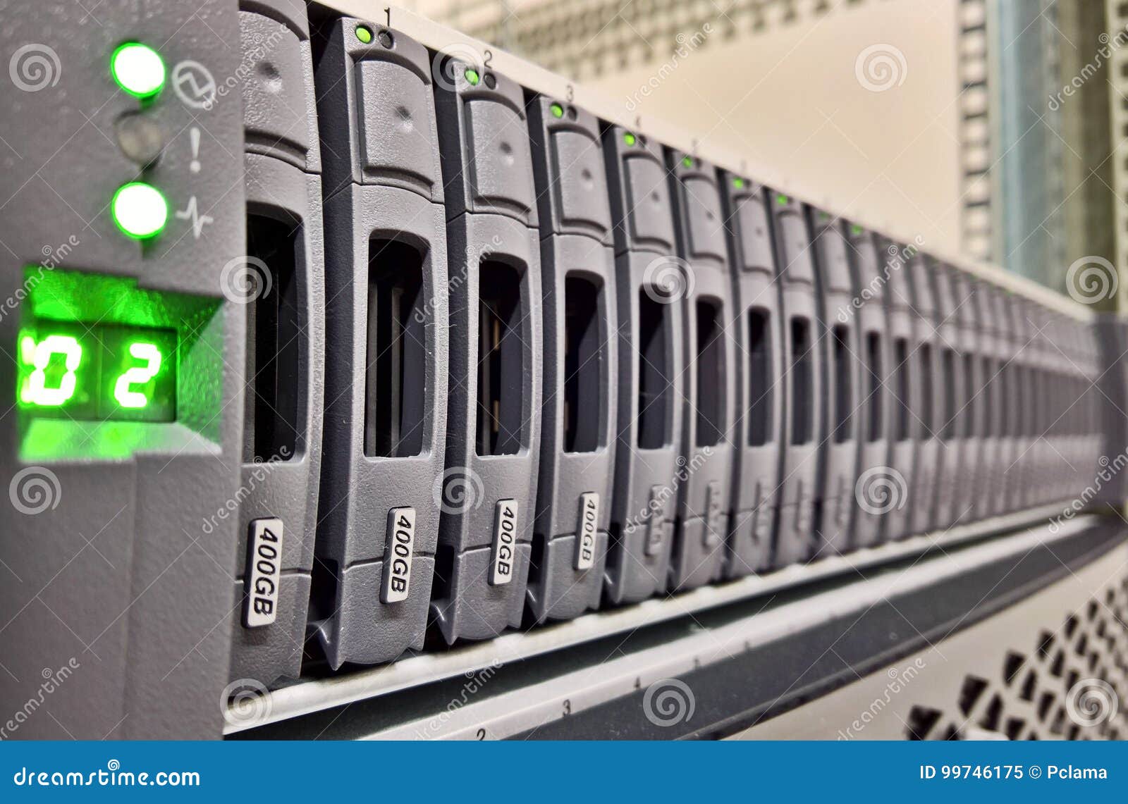 Data storage drive stock image. Image of data, shelf - 99746175