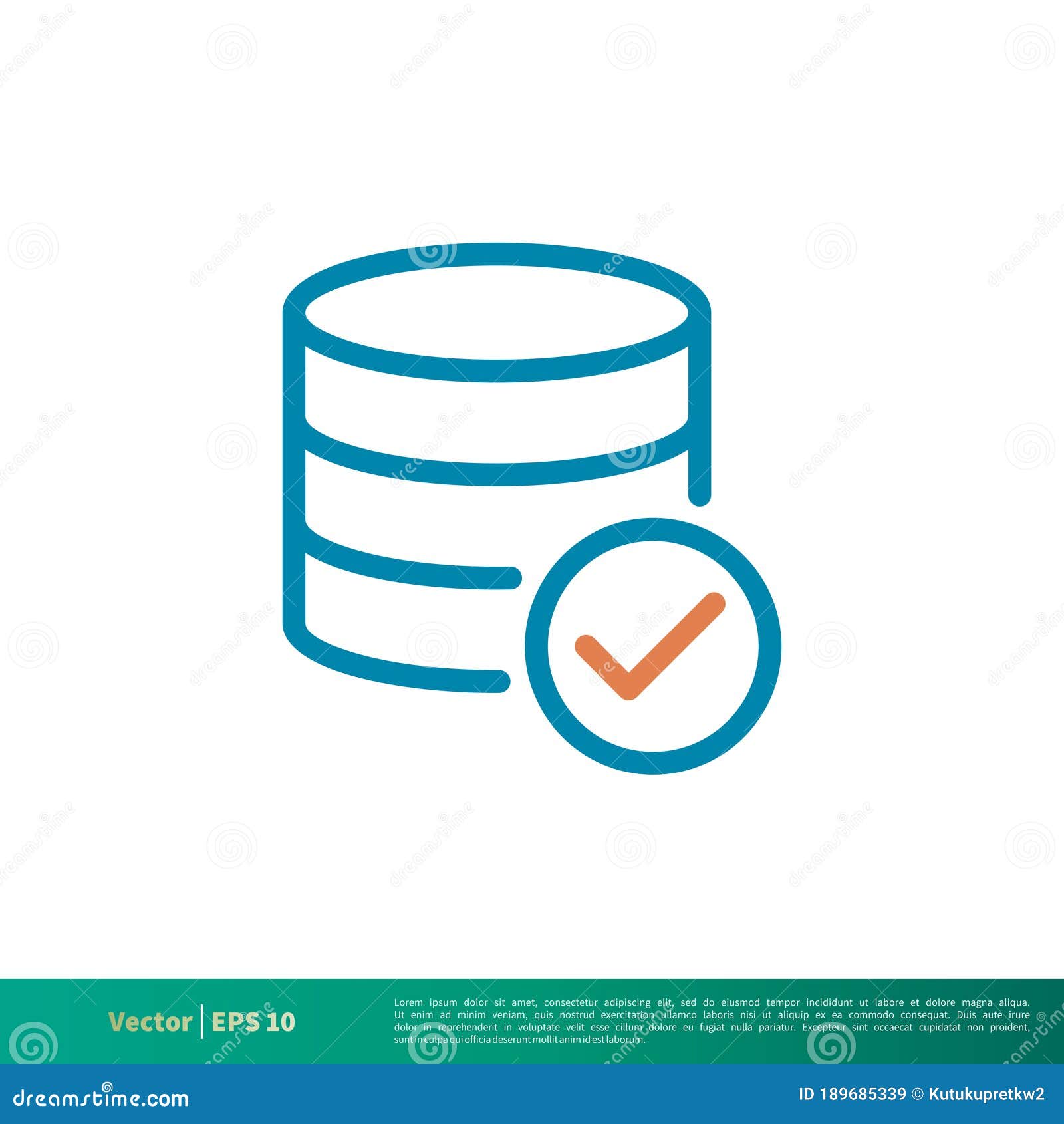 Data Storage Essential Icon Vector Logo Template Illustration Design ...