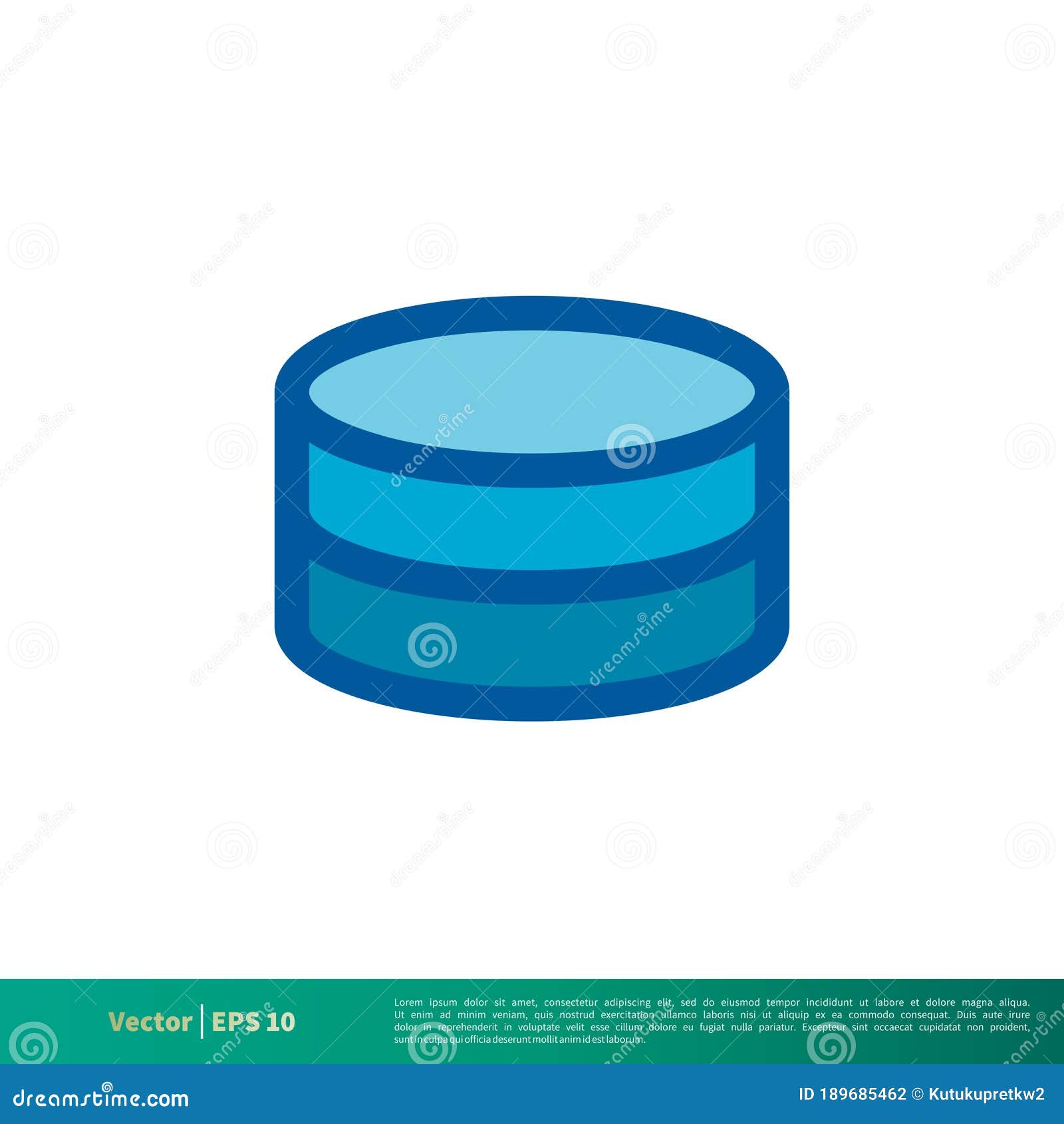 Data Storage Essential Icon Vector Logo Template Illustration Design ...