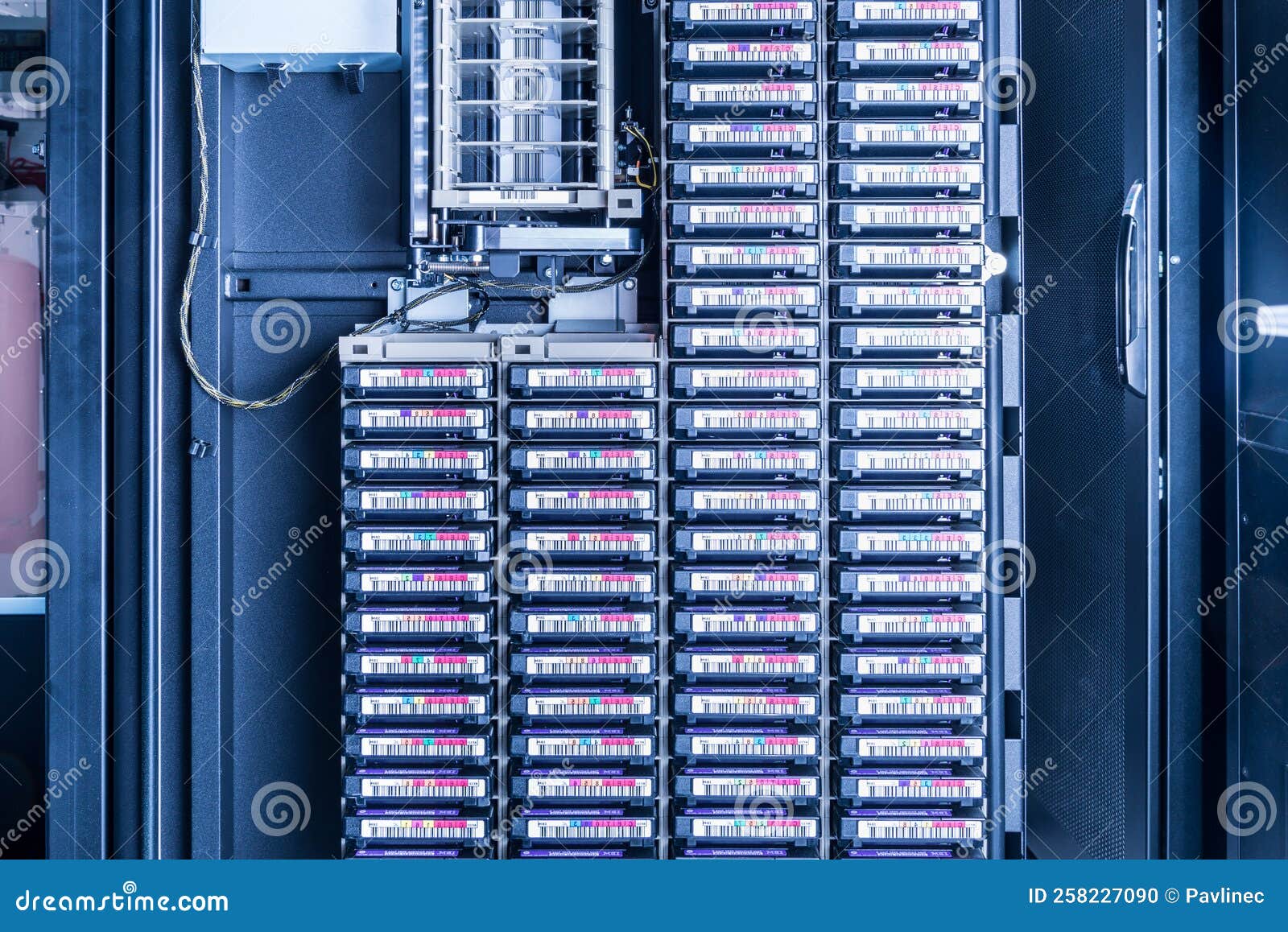 Data Storage Hardware Inserted in Slots Stock Photo - Image of provider ...