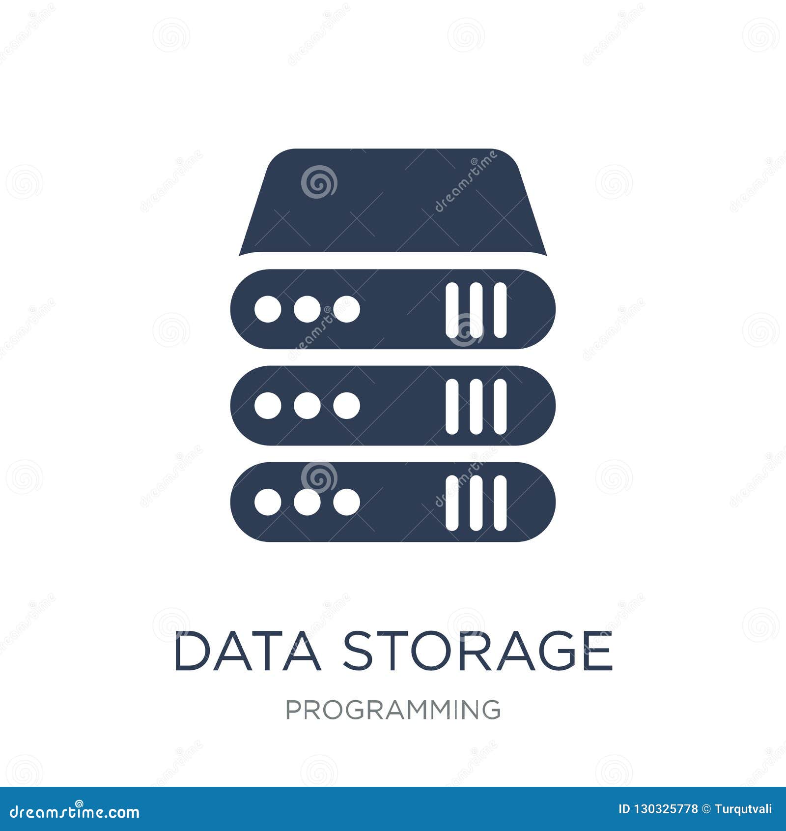 Data Storage Icon. Trendy Flat Vector Data Storage Icon on White Stock ... Data Storage Icon. Trendy Flat Vector Data Storage Icon on White Stock ...
