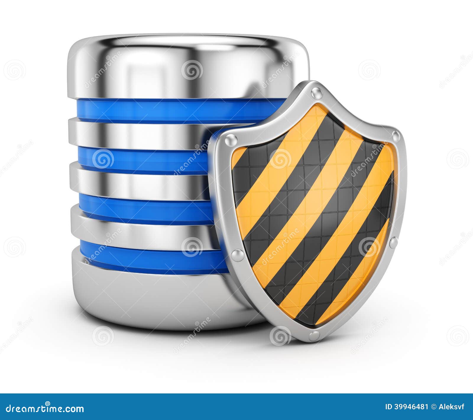 Data Storage Protection Concept Stock Illustration - Illustration of ...