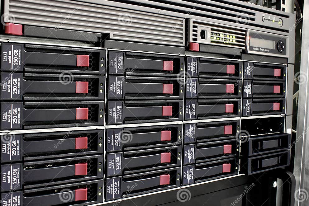 Data storage rack stock image. Image of hard, data, information - 14479083