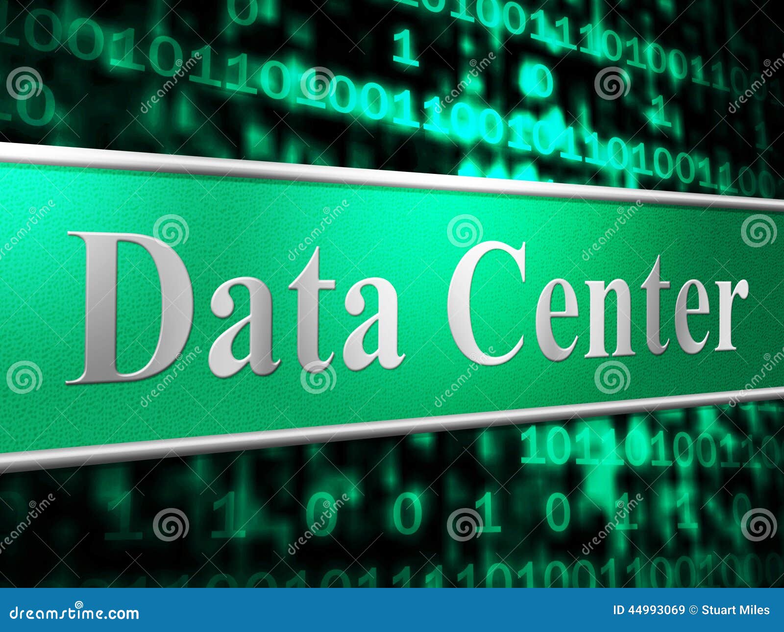 Data Storage Shows Hard Drive and Archive Stock Illustration ...