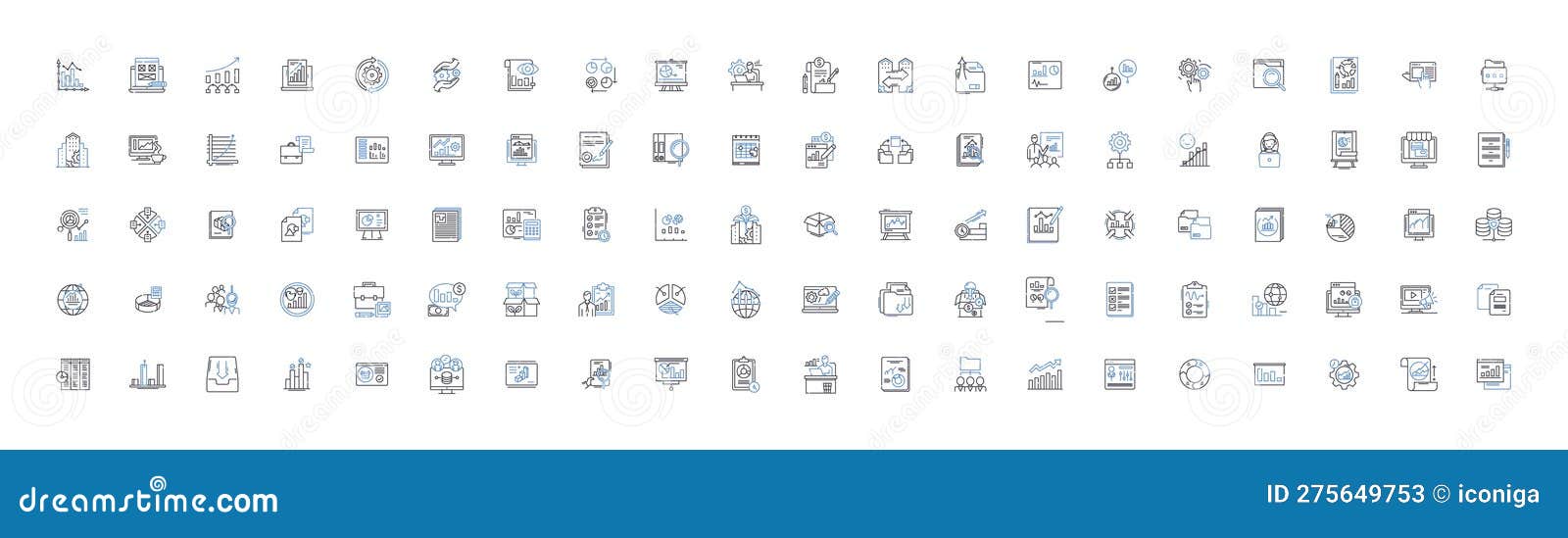 Raid Storage Line Icon, Outline Symbol, Vector Illustration, Concept ...