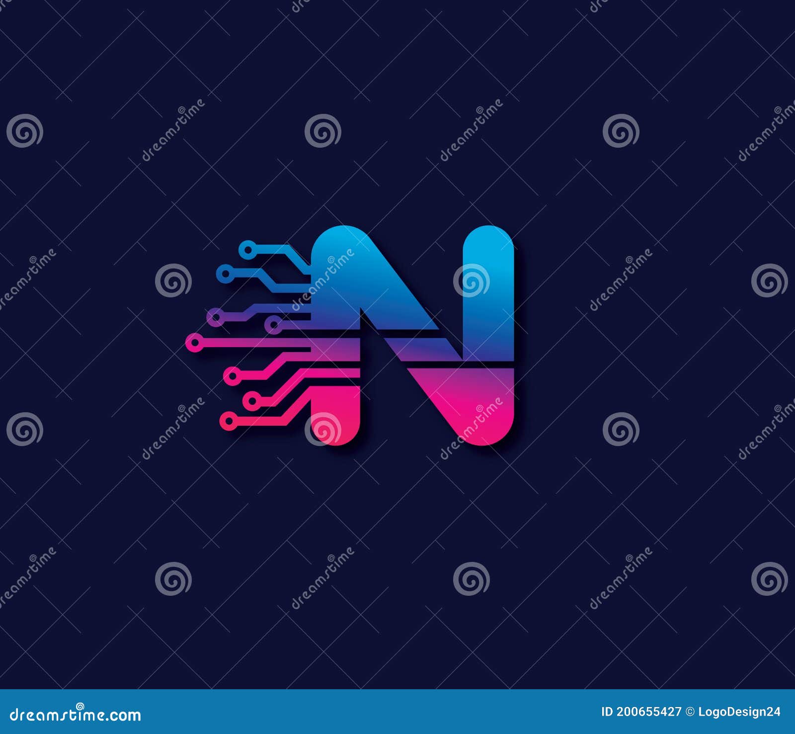 N Alphabet Data Storage Technology Logo Design Concept Stock Vector ... N Alphabet Data Storage Technology Logo Design Concept Stock Vector ...