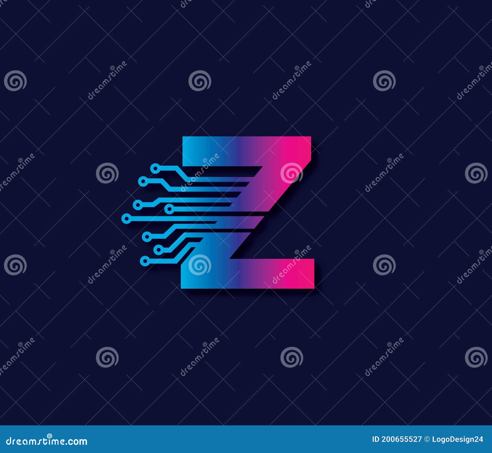 Z Alphabet Data Storage Technology Logo Design Concept Stock Vector ... Z Alphabet Data Storage Technology Logo Design Concept Stock Vector ...