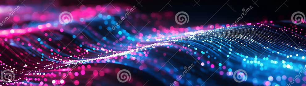Data Stream Background of the Internet for Global Communication of a ...