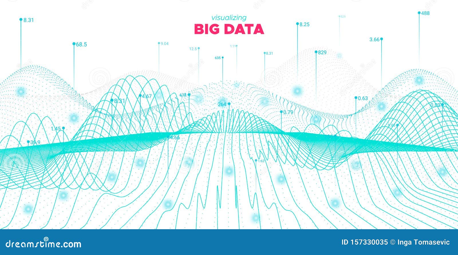 Information Coding Concept Tiny Male And Female Characters At Huge Computer Monitor With Binary