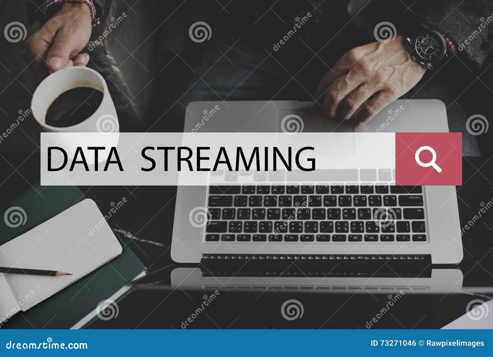 Data Streaming Media Connection Concept Stock Photo - Image of network ...