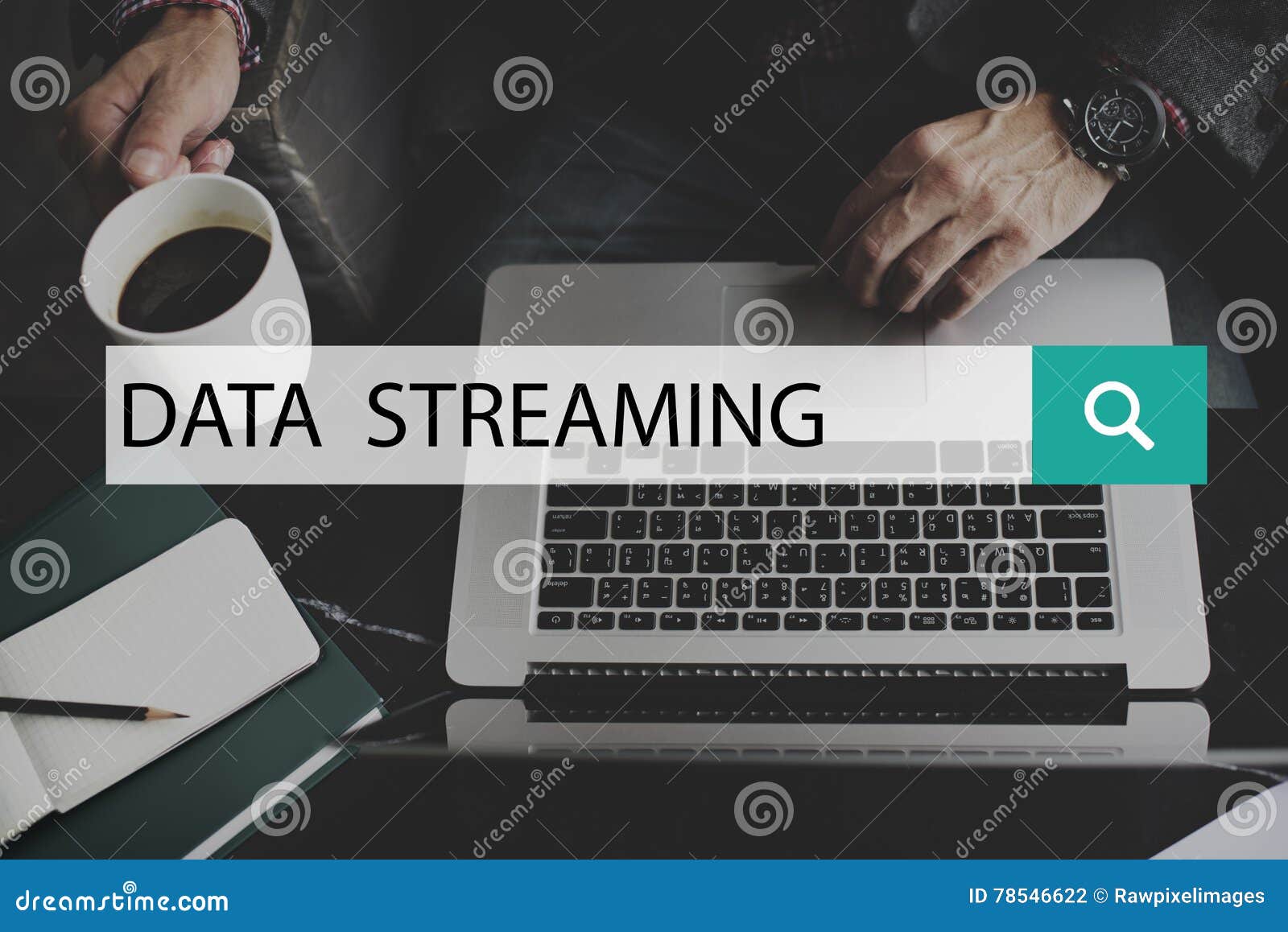 Data Streaming Media Connection Concept Stock Photo - Image of media ...