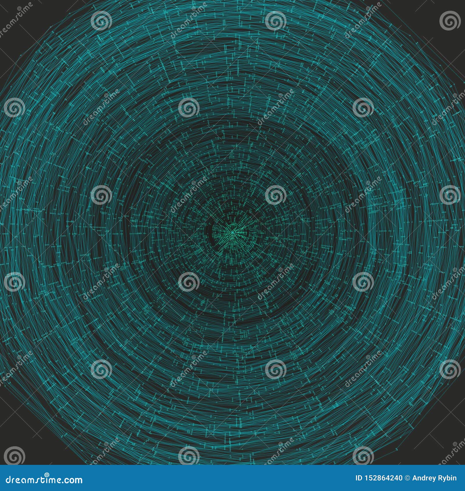 Data Structure. Big Data Spreading Model. Vector Illustration. Stock ...