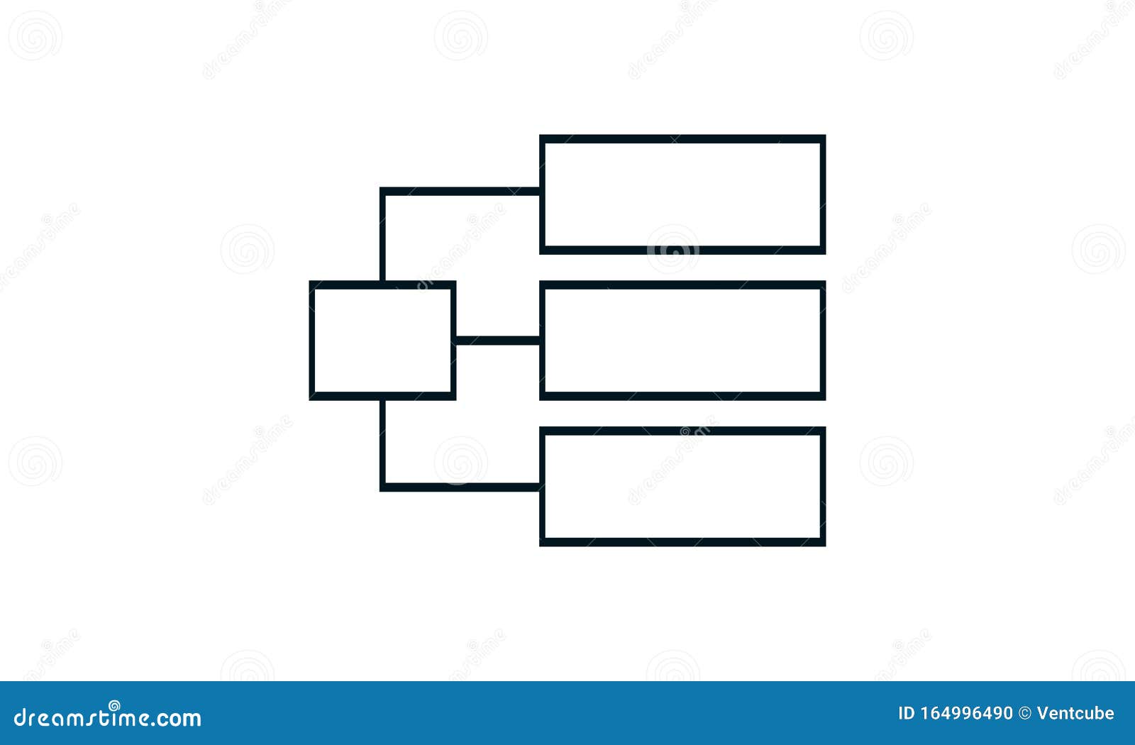 Data Structure Icon Flat Style Vector Illustration. Stock Vector ...