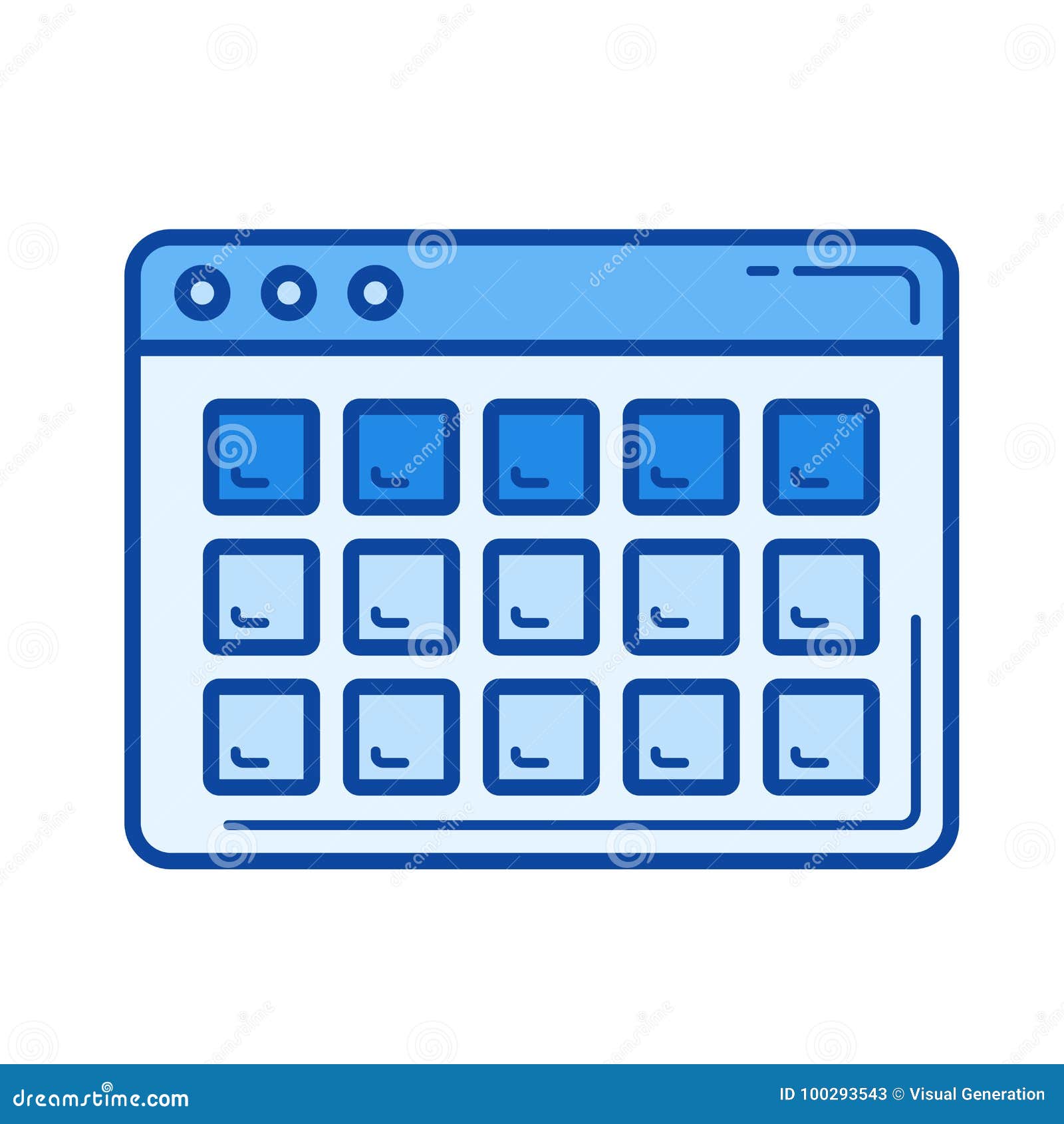 Data structure line icon. stock vector. Illustration of draw - 100293543