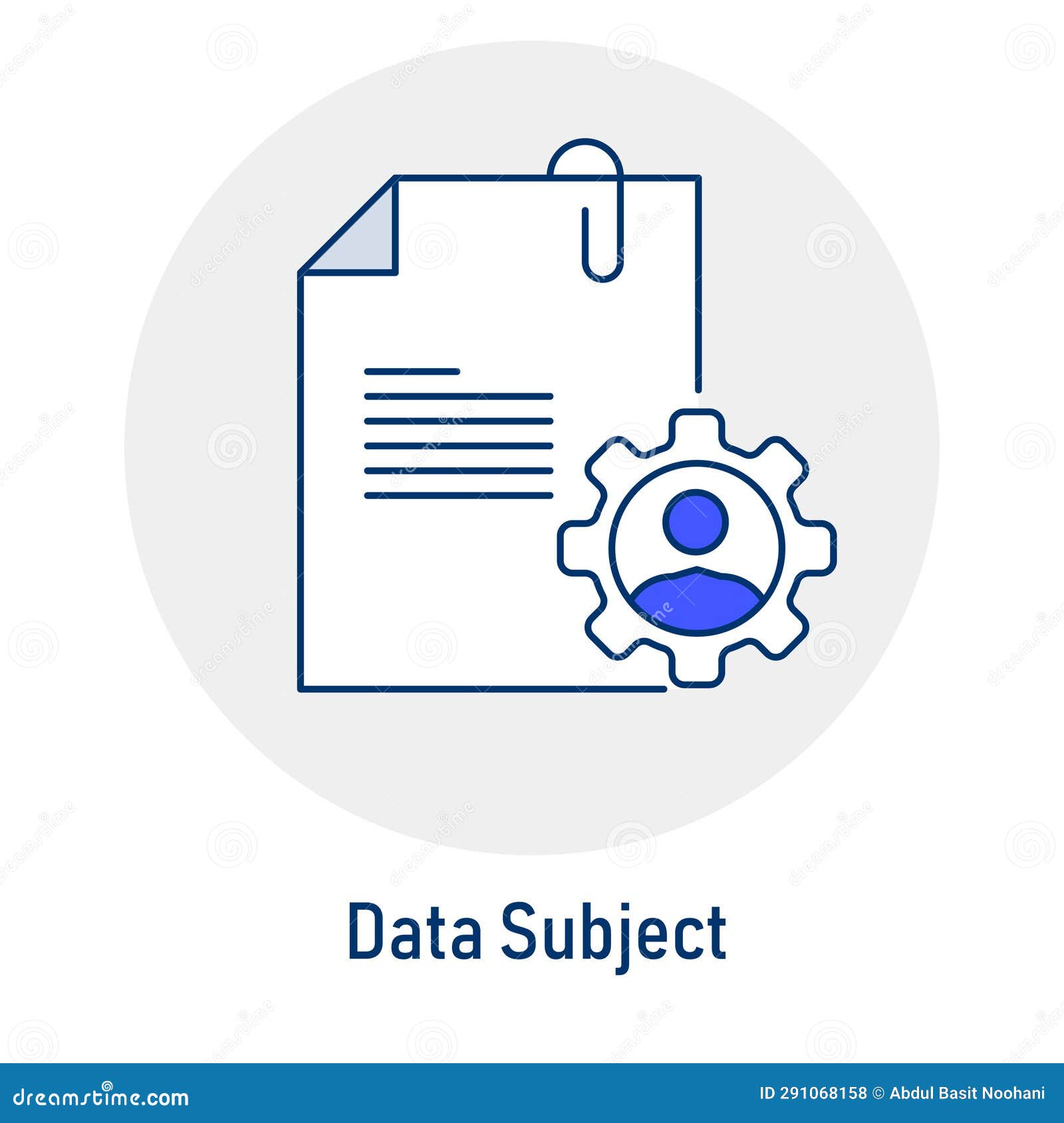 Data Subject Rights GDPR Icon: Individual Control. GDPR Privacy Rights ...