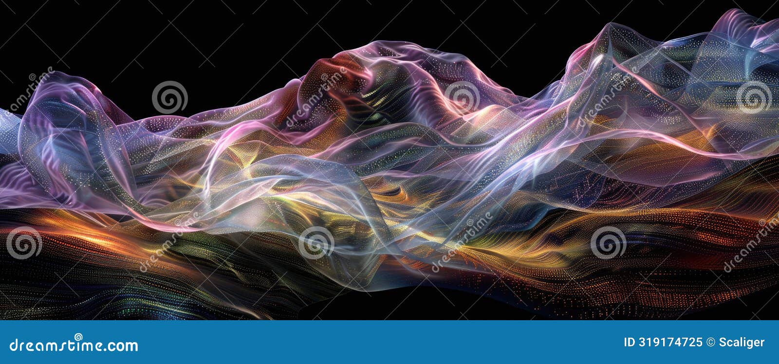 Data Surface Like Abstract Light Cloth, Nano Fabric Texture Background ...